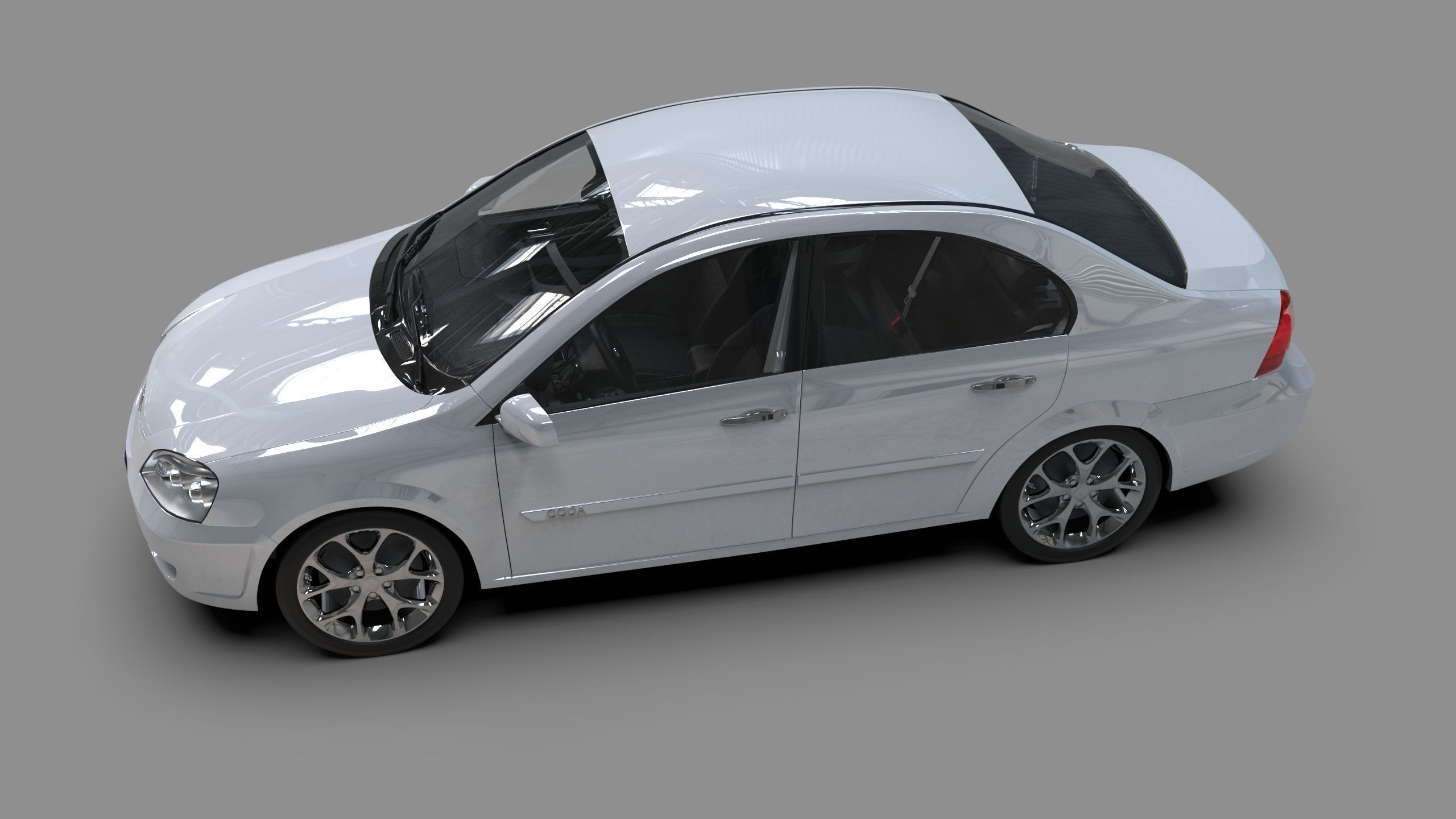 3D model 2012 Coda EV Electric Car VR / AR / low-poly | CGTrader