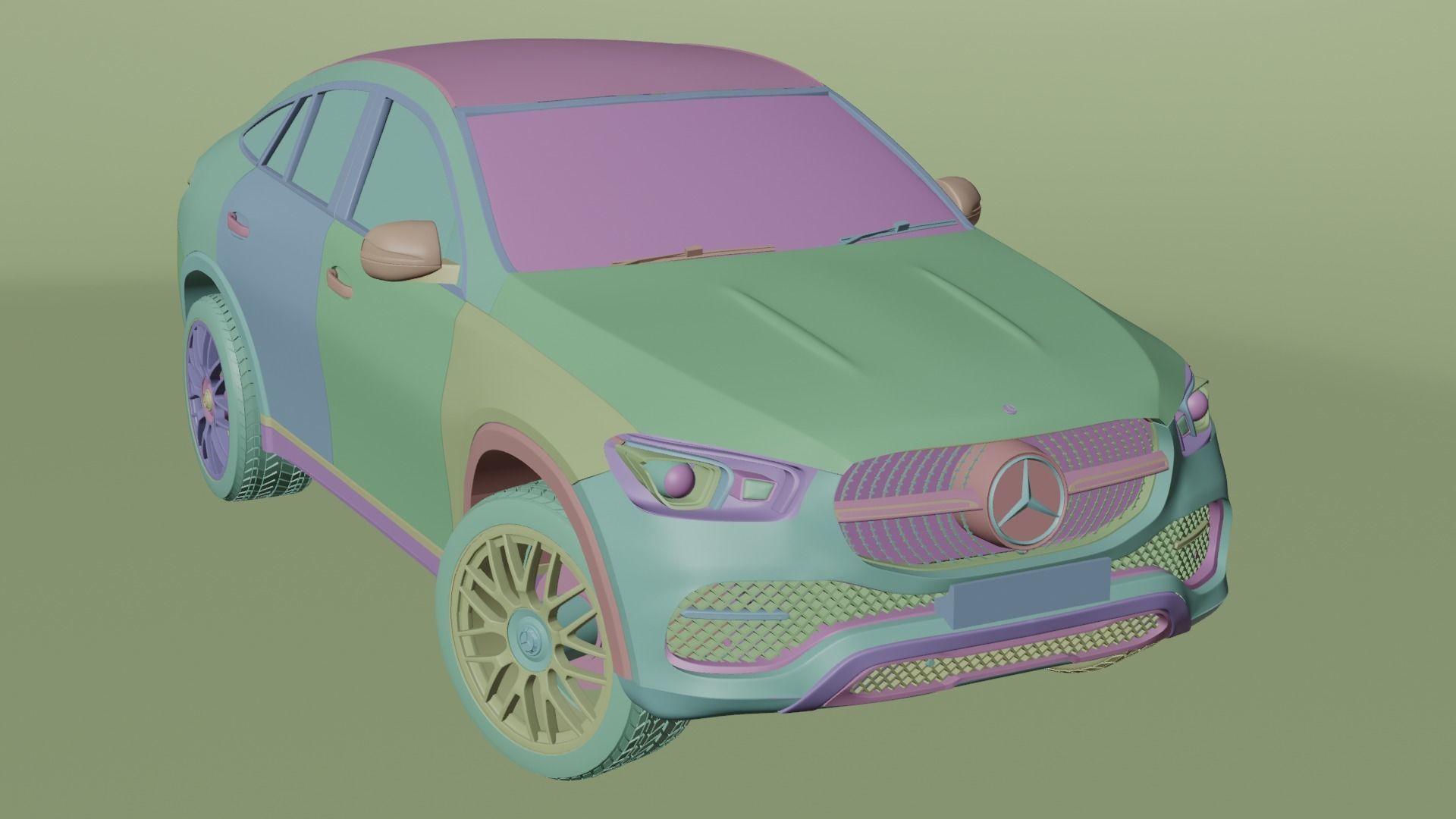Mercedes-Benz Gle coupe 3D model | CGTrader