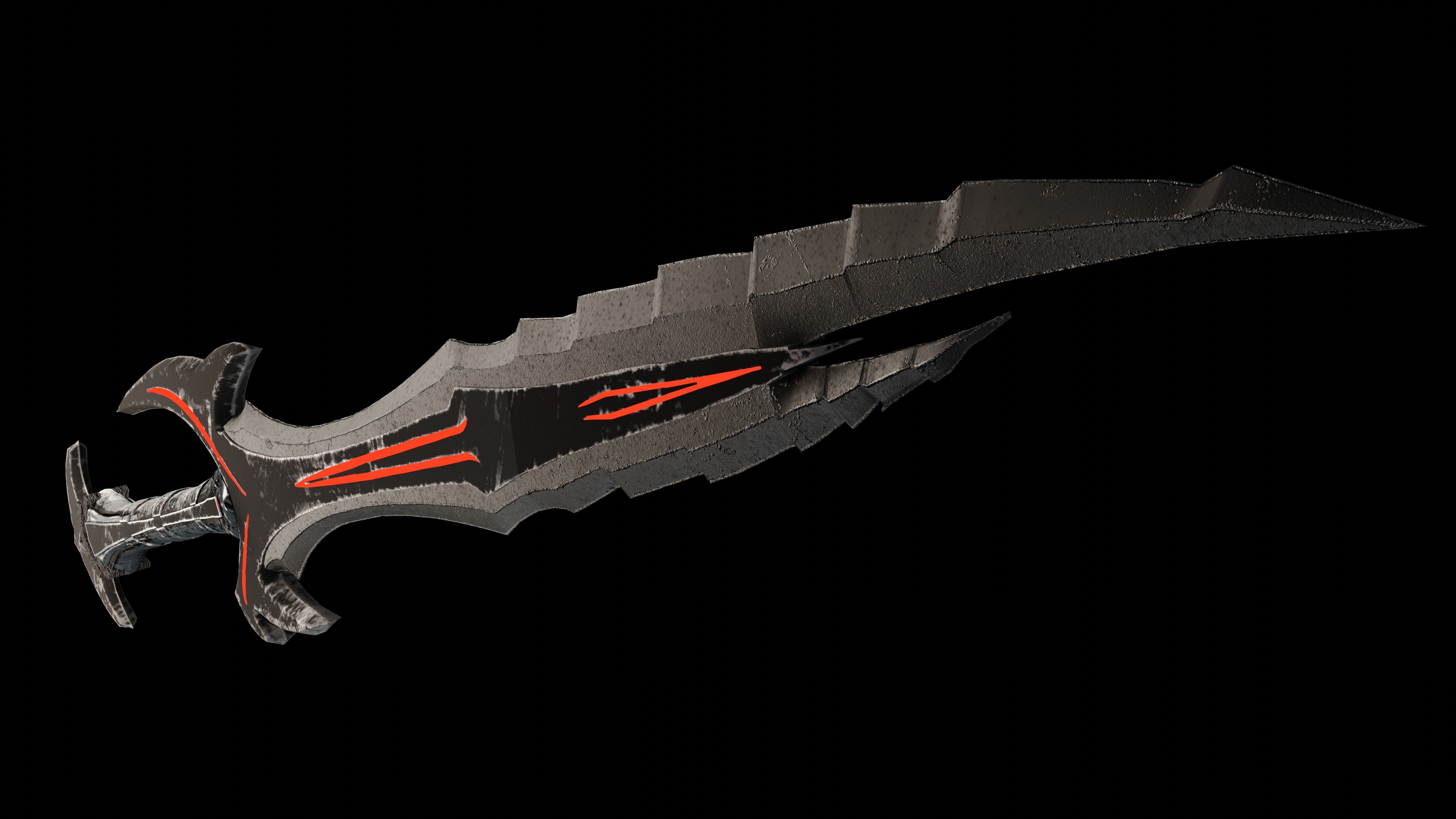 3D model deadra sword plus VR / AR / low-poly | CGTrader