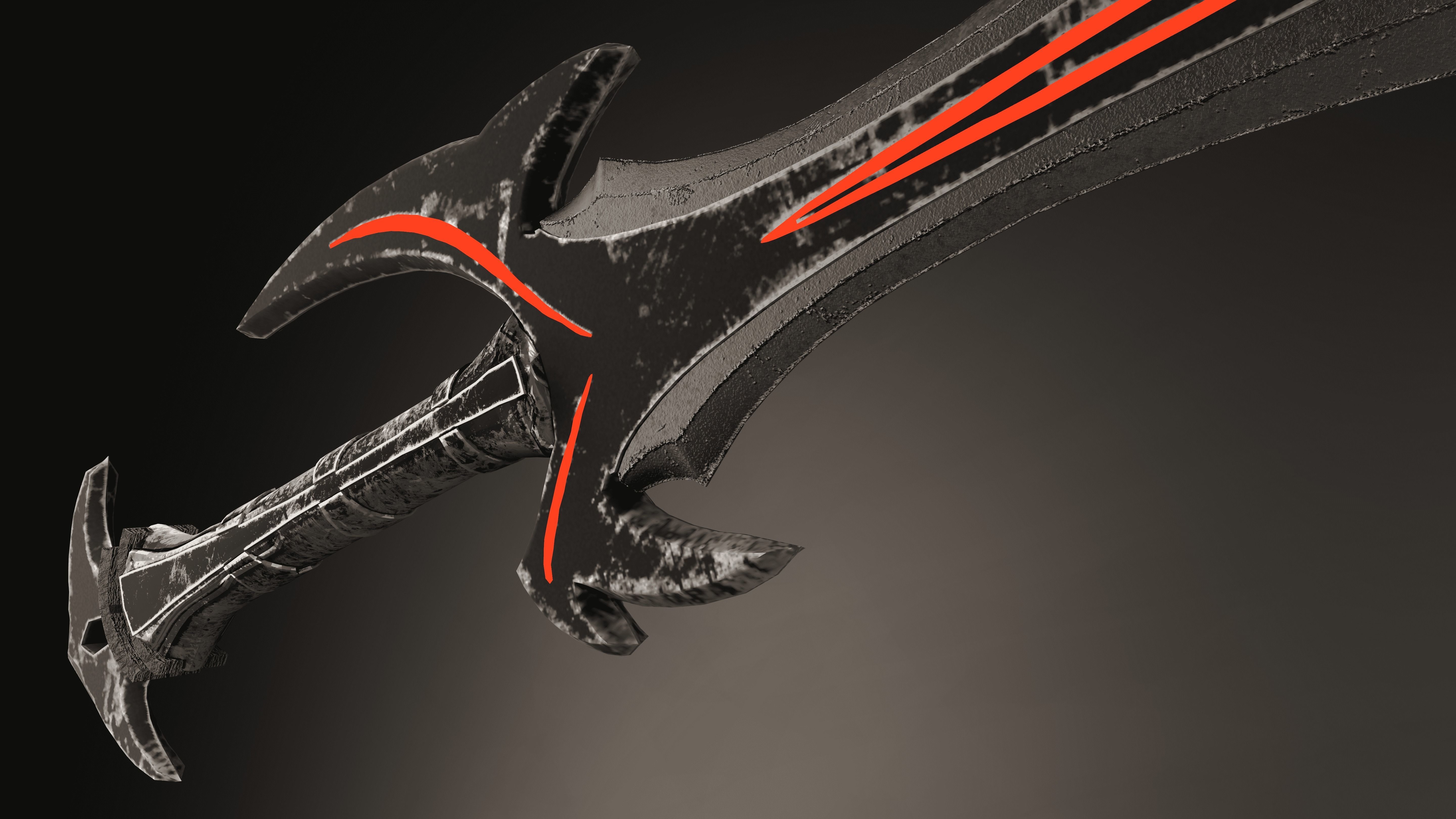 3D model deadra sword plus VR / AR / low-poly | CGTrader