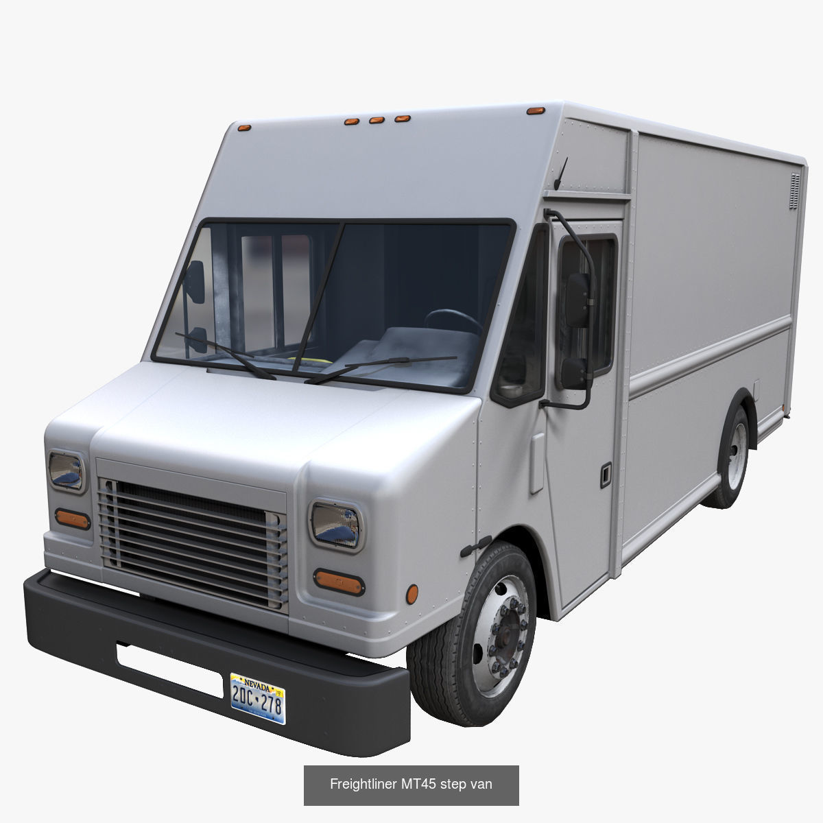3D Model Collection Box van trucks VR / AR / low-poly | CGTrader