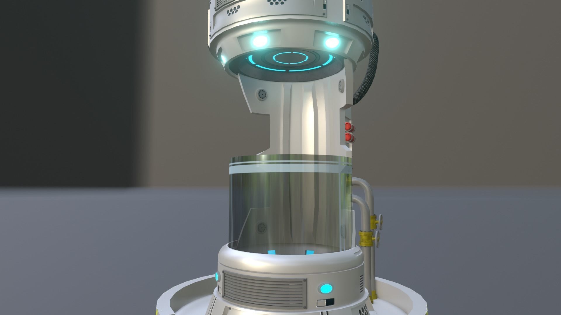 3D model Sci-Fi Cryopod - Capsule VR / AR / low-poly | CGTrader