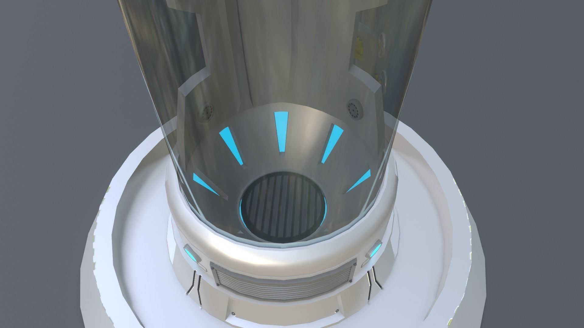 3D model Sci-Fi Cryopod - Capsule VR / AR / low-poly | CGTrader