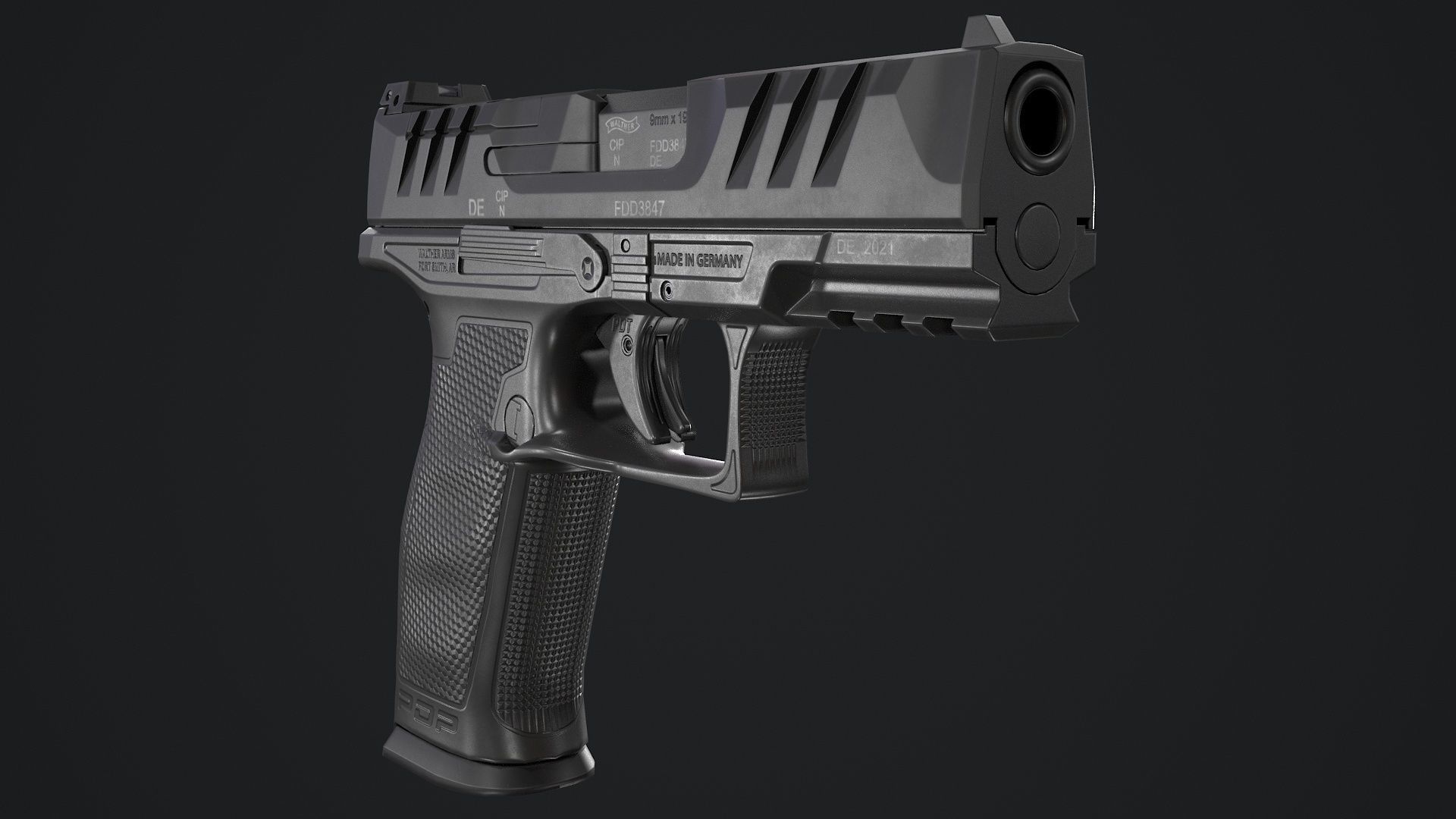 3D model Walther PDP Full-Size VR / AR / low-poly | CGTrader