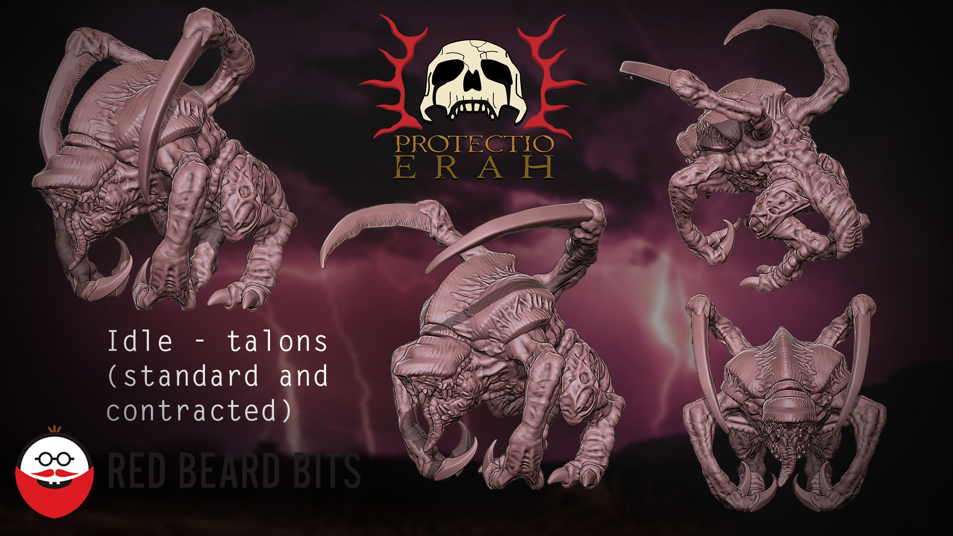 Xenoteras Pawns Erah 3D model 3D printable | CGTrader