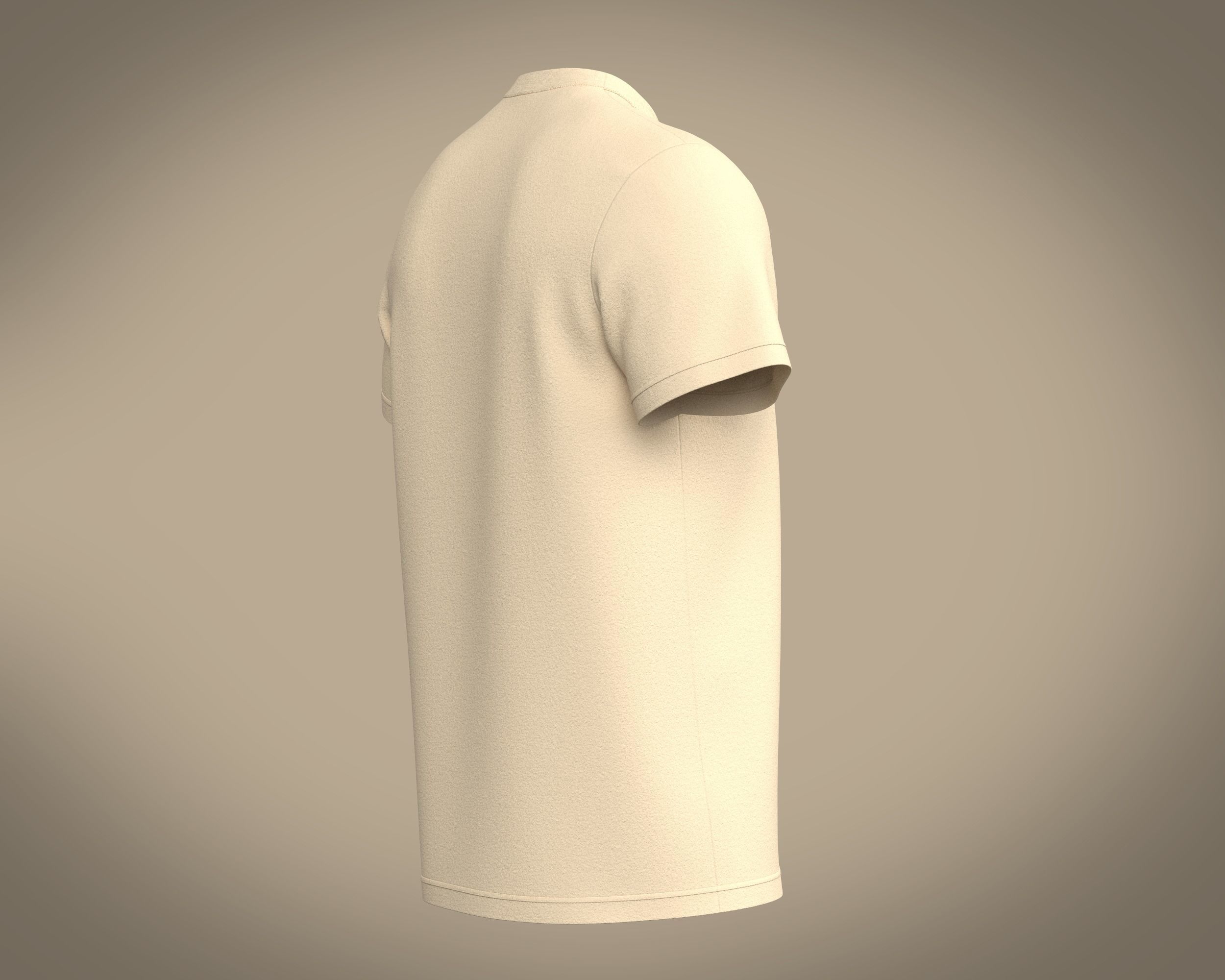 T-Shirt With Pocket 3D model | CGTrader