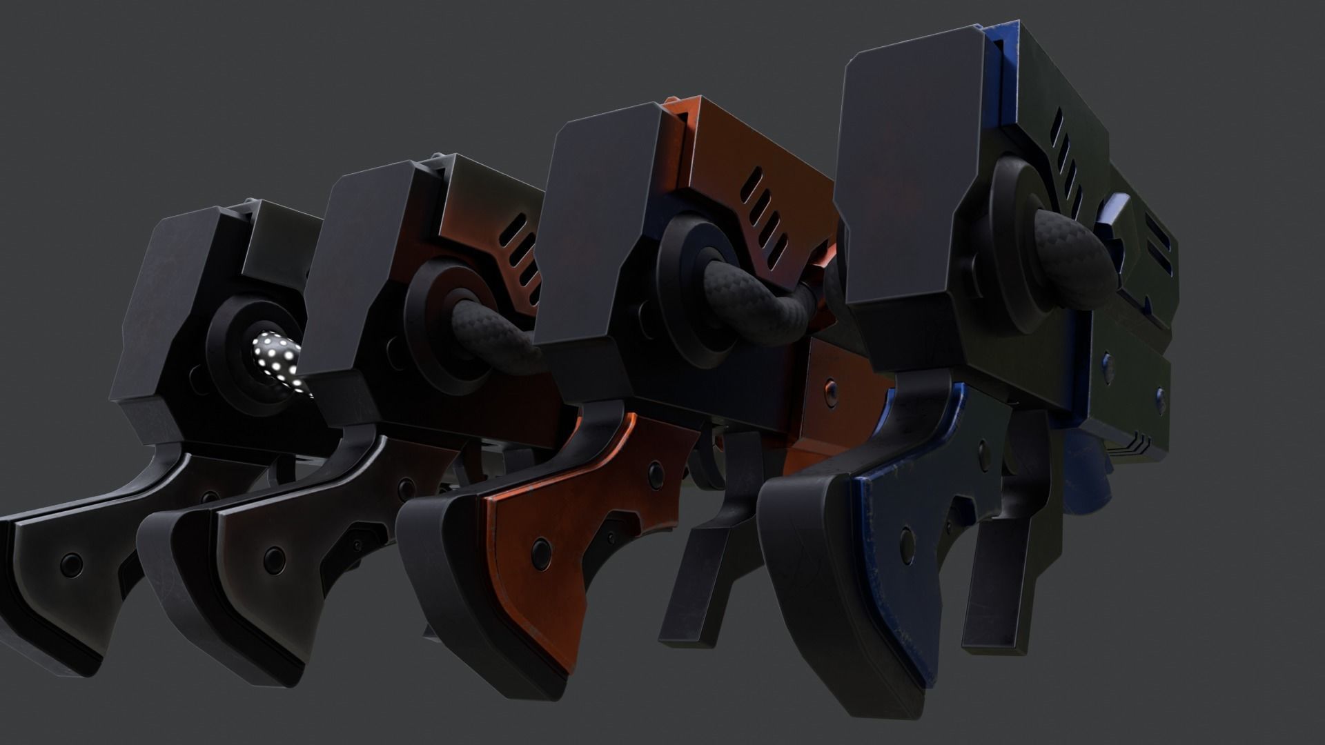 Scifi handgun free VR / AR / low-poly 3D model | CGTrader