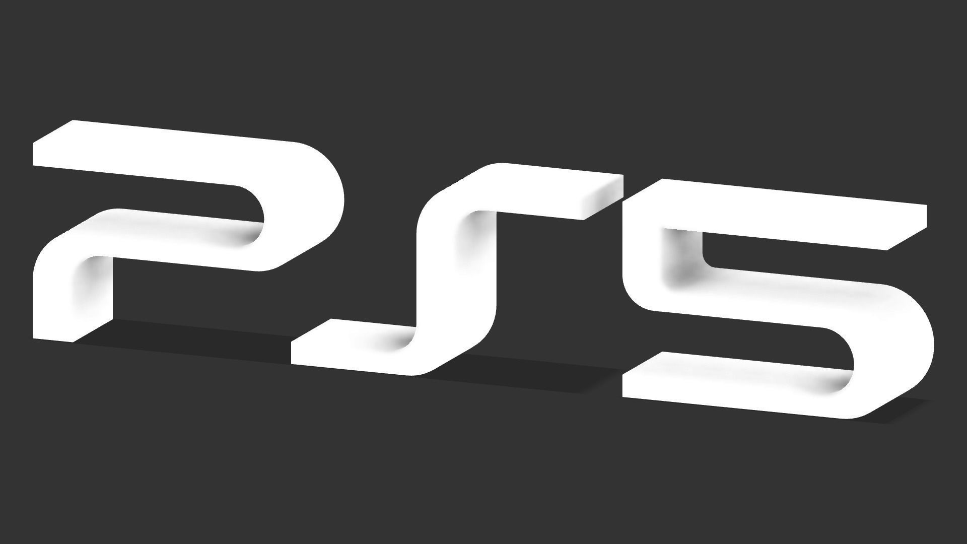 PlayStation 5 Stand Logo 3D model 3D printable | CGTrader