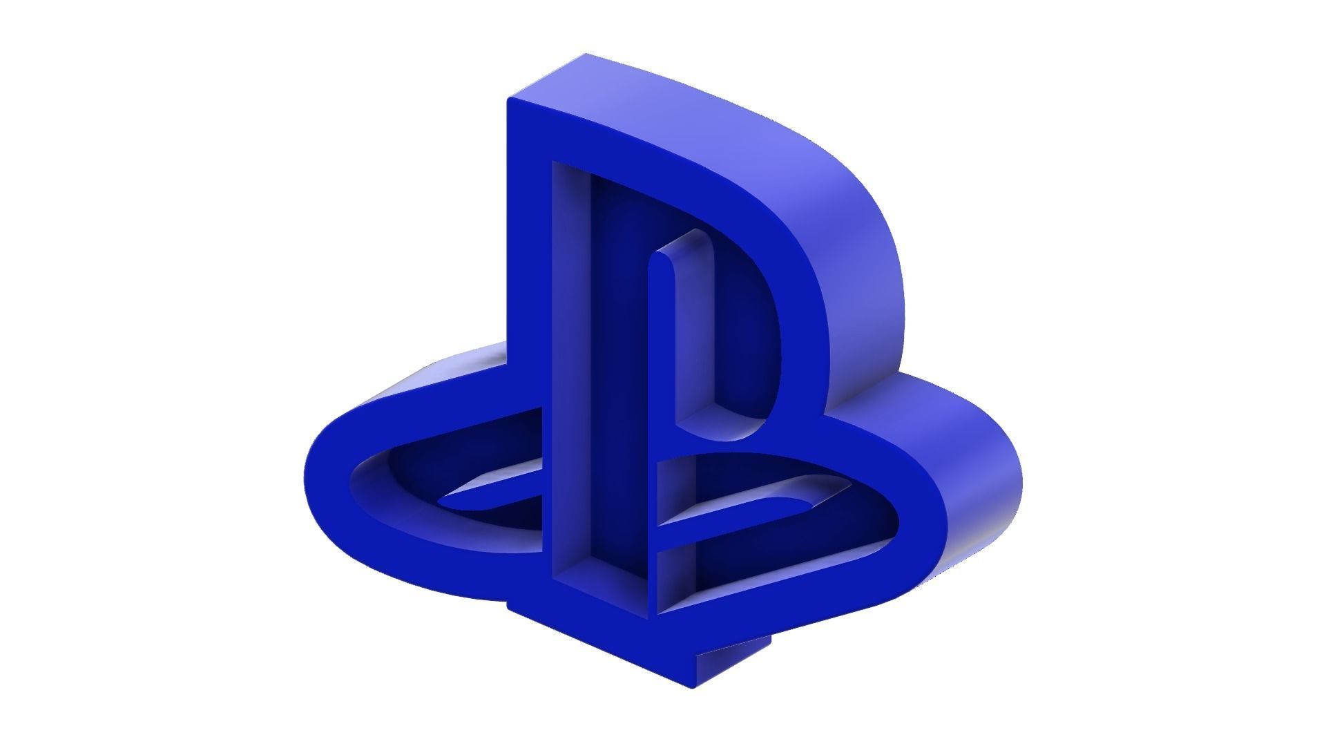 PlayStation 5 Stand Logo 3D model 3D printable | CGTrader