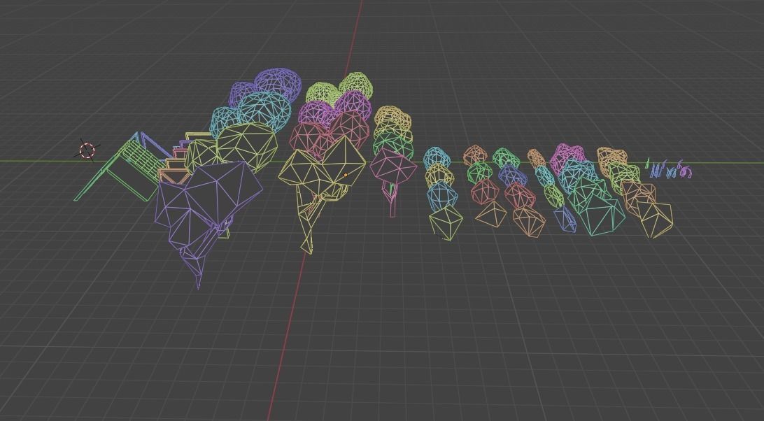 3D model Low poly game asset pack VR / AR / low-poly | CGTrader