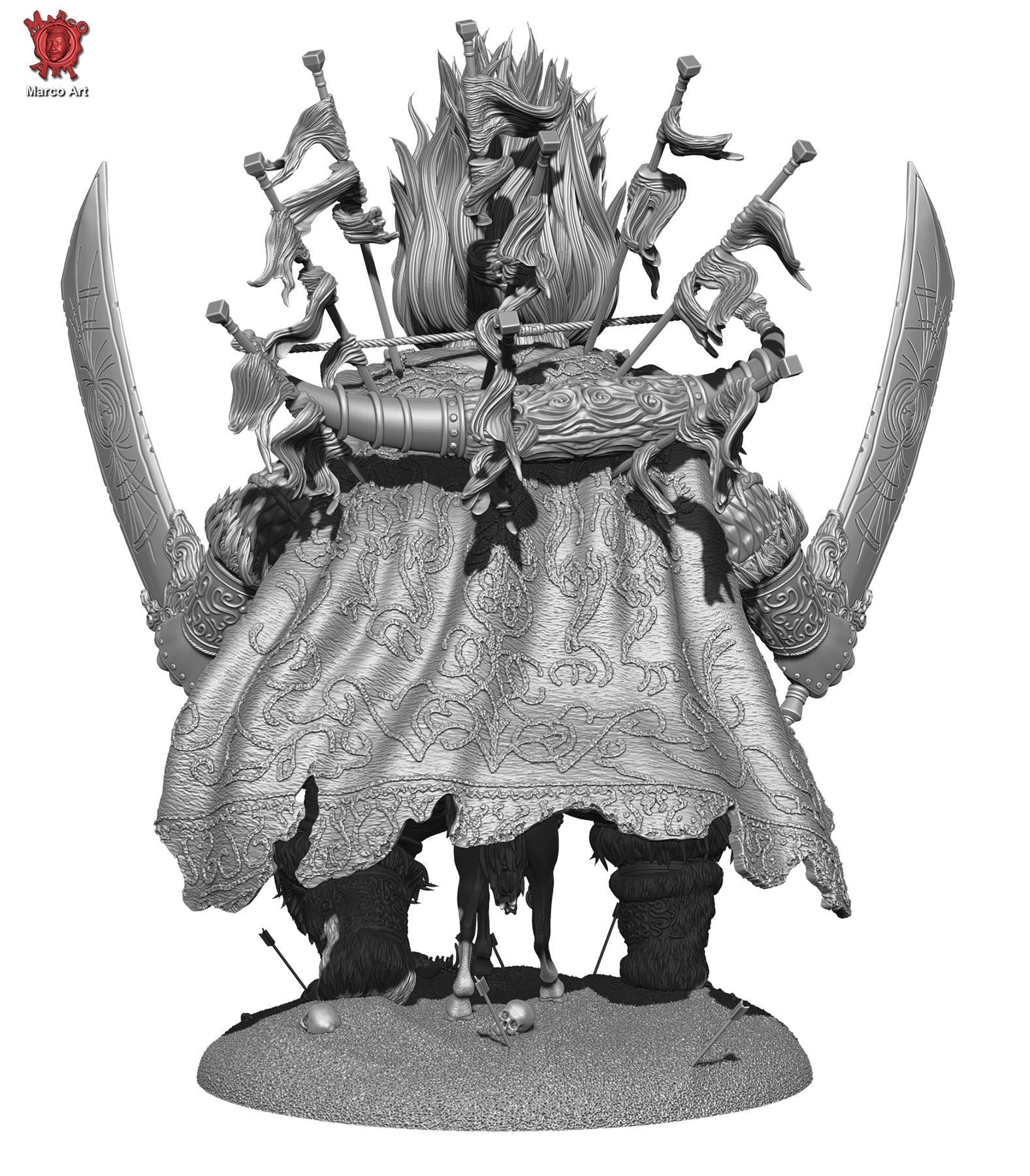 Elden Ring Radahn Stl flie 3D model 3D printable | CGTrader