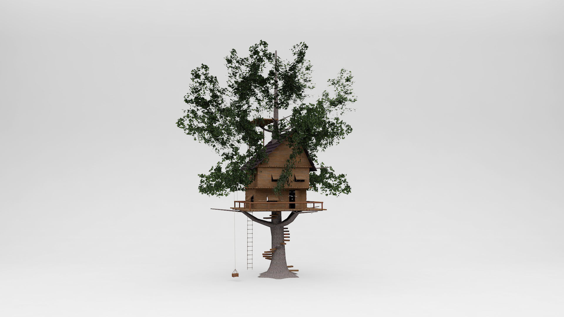 treehouse tree house 3D model | CGTrader