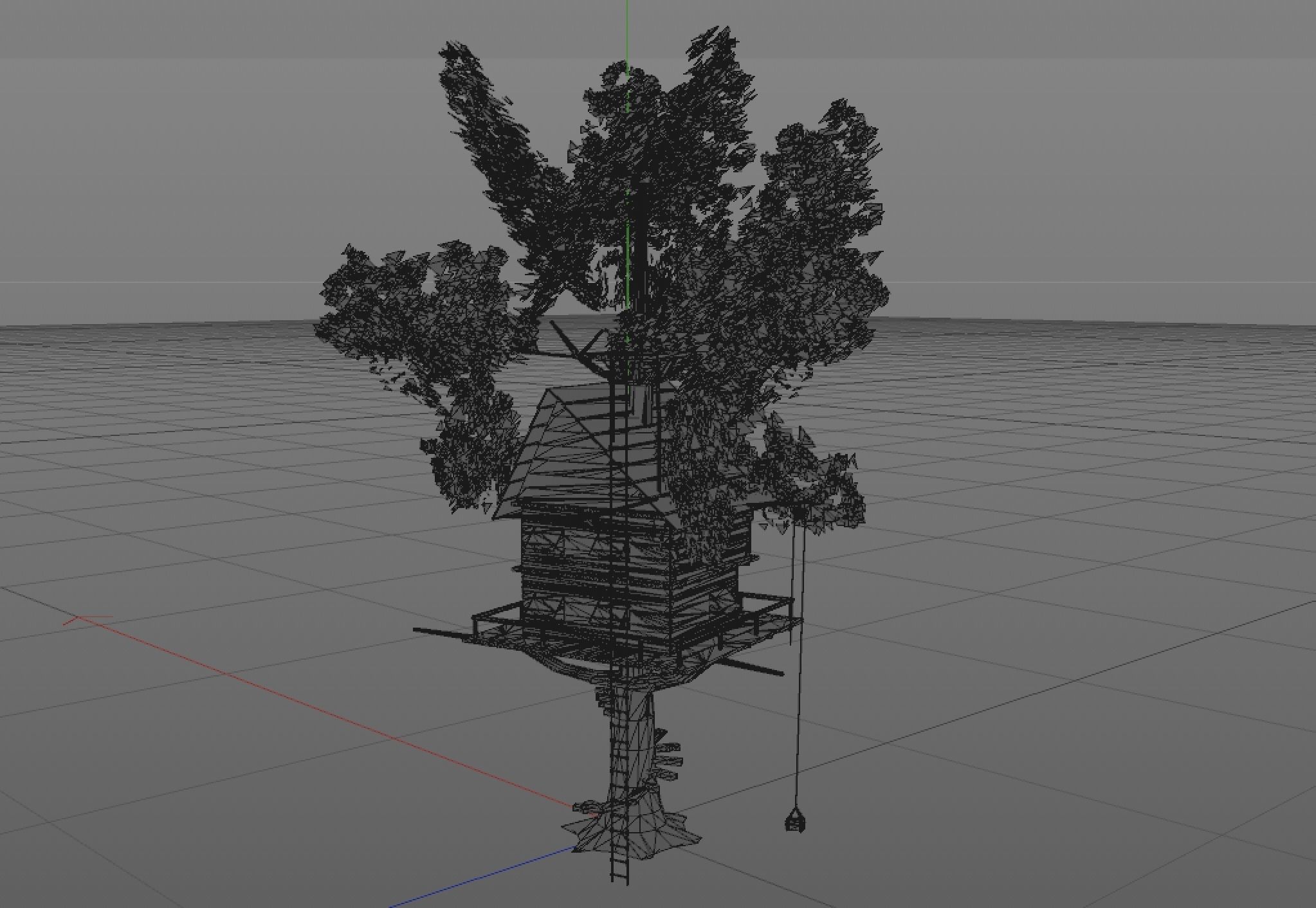 treehouse tree house 3D model | CGTrader
