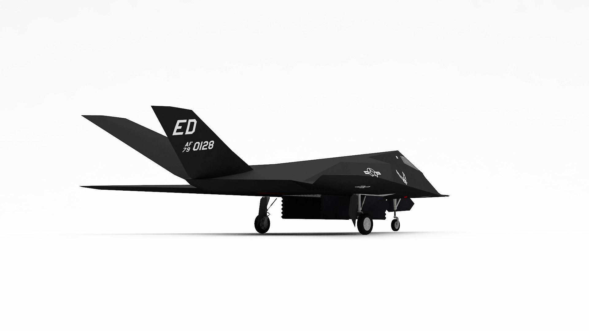 Lockheed F-117 Nighthawk 3D model | CGTrader