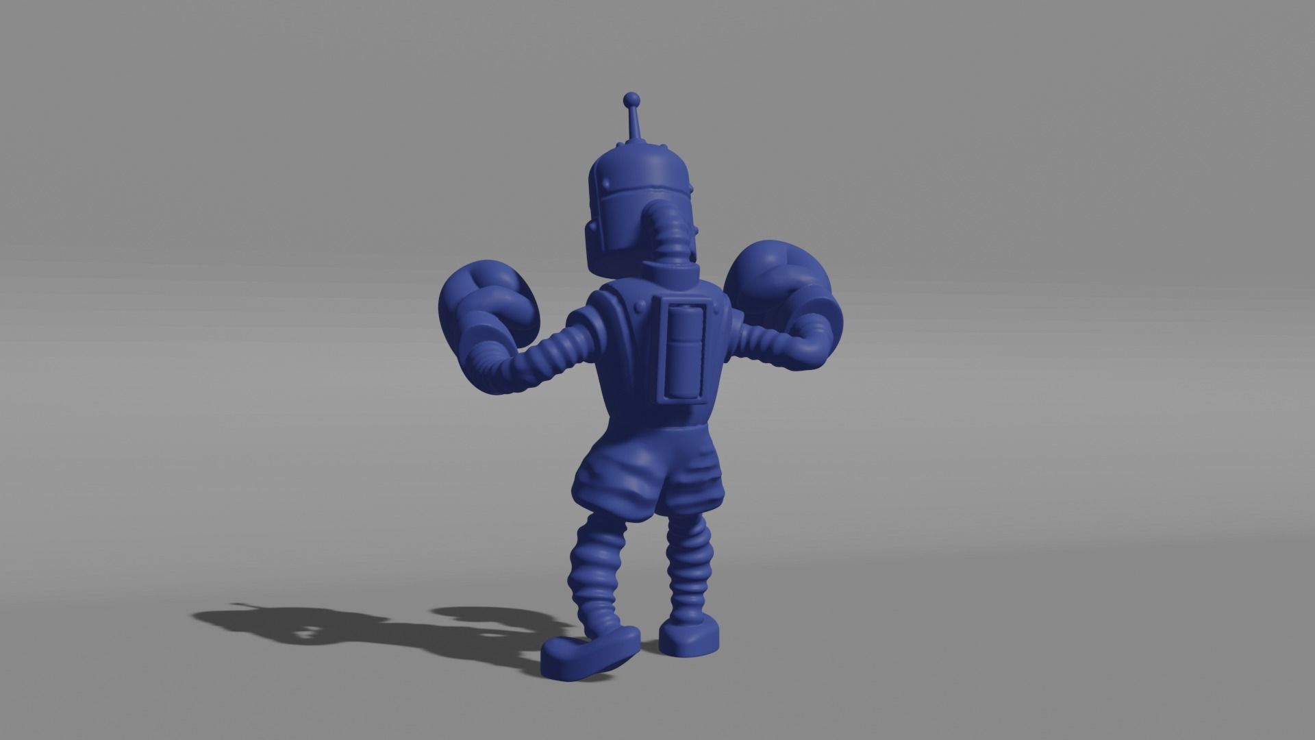 robo-boxing robot with boxing gloves free 3D model 3D printable | CGTrader