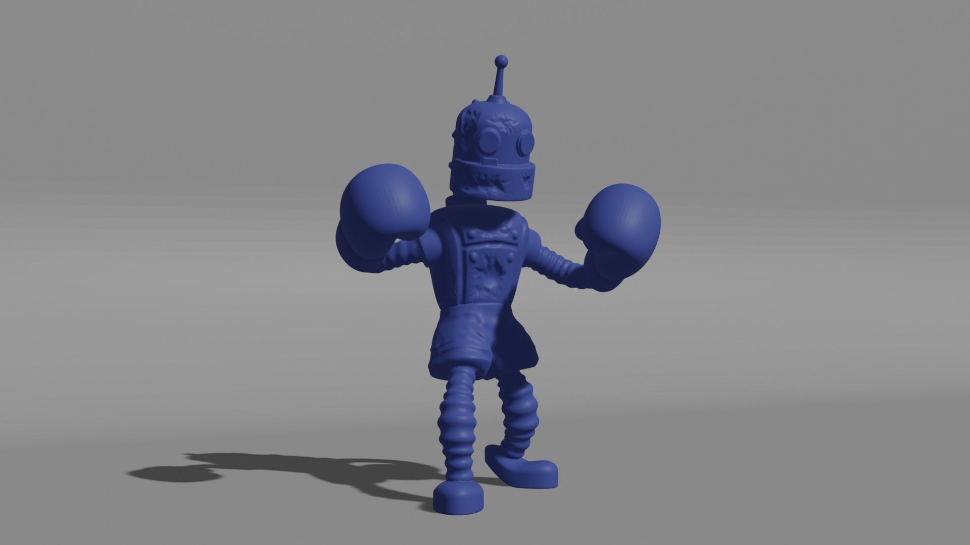 robo-boxing robot with boxing gloves free 3D model 3D printable | CGTrader