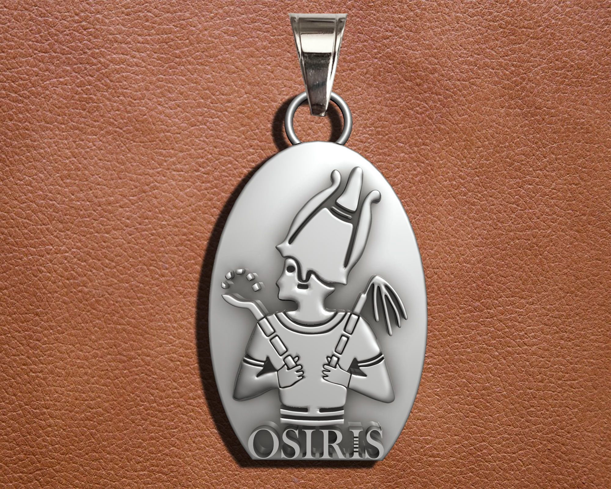 Osiris Egyptian God Pendant Ancient Necklaces Pharaonic jewelry 3D ...