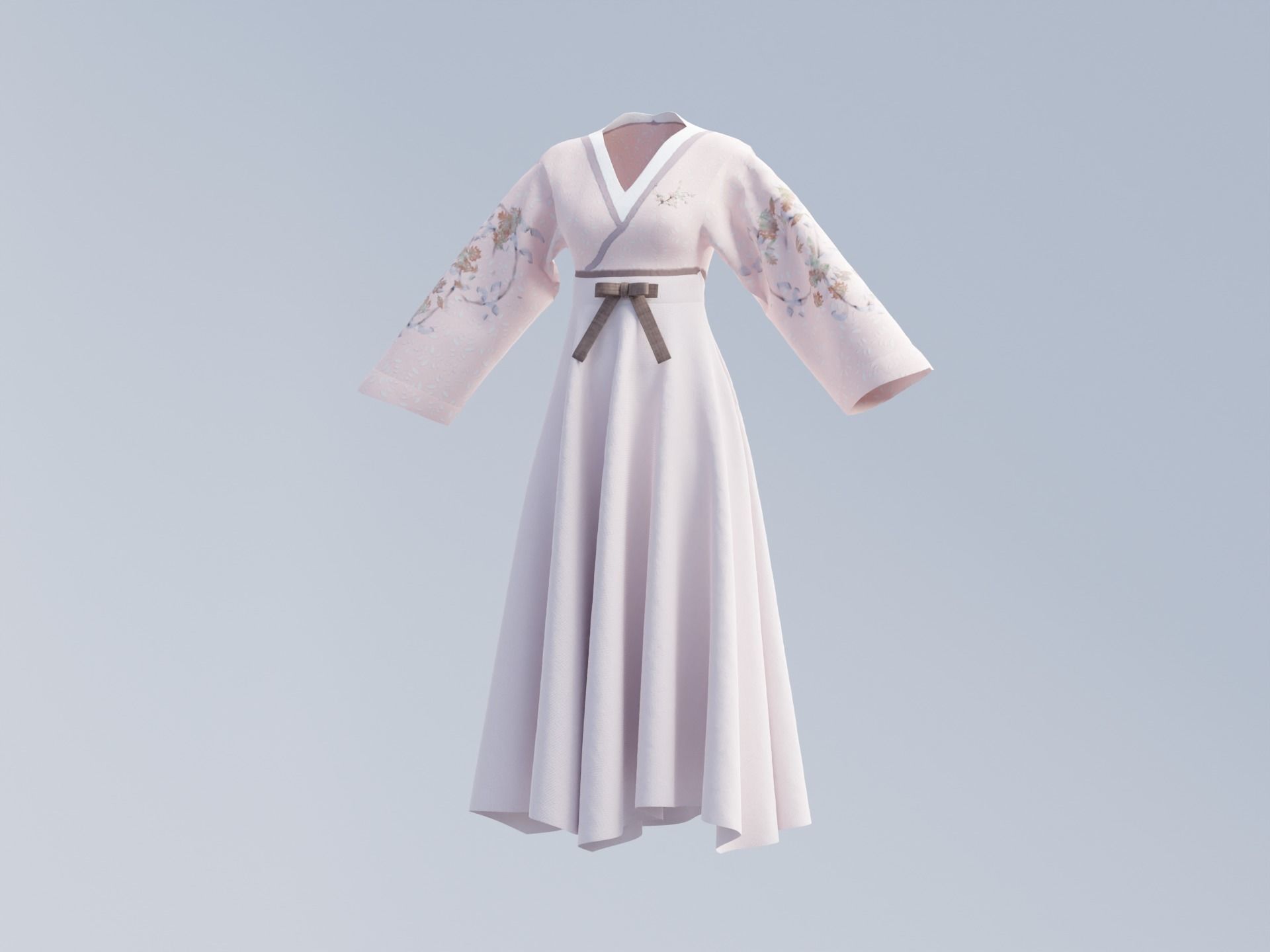 Hanfu Hanbok clothes 3D model | CGTrader