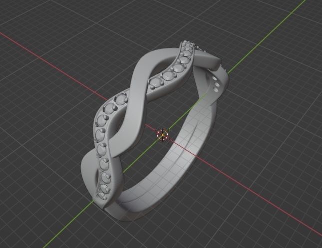 Braided Rings free 3D model 3D printable | CGTrader