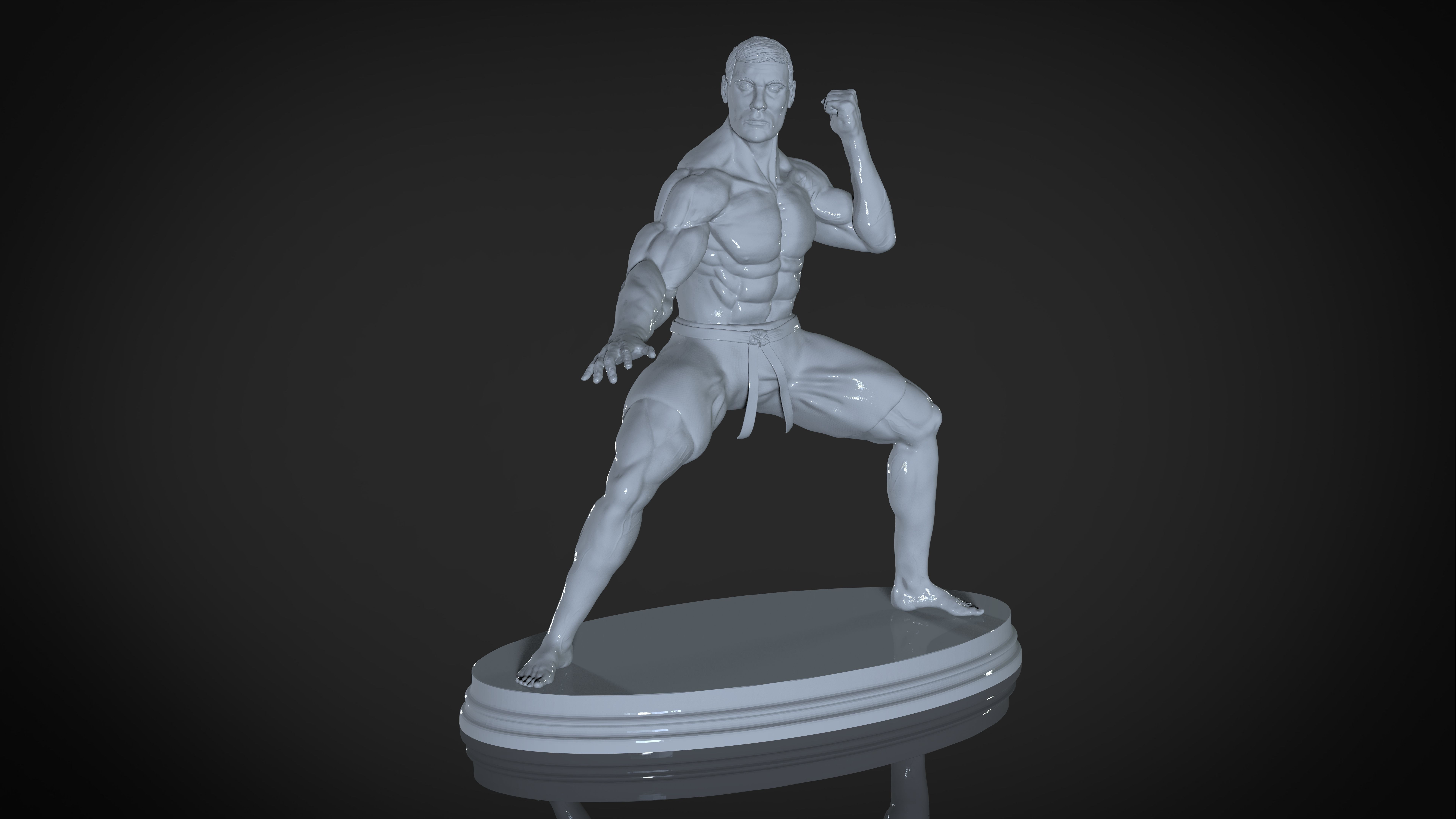 Jean Claude Van Damme Blood Sport 3D model 3D printable | CGTrader