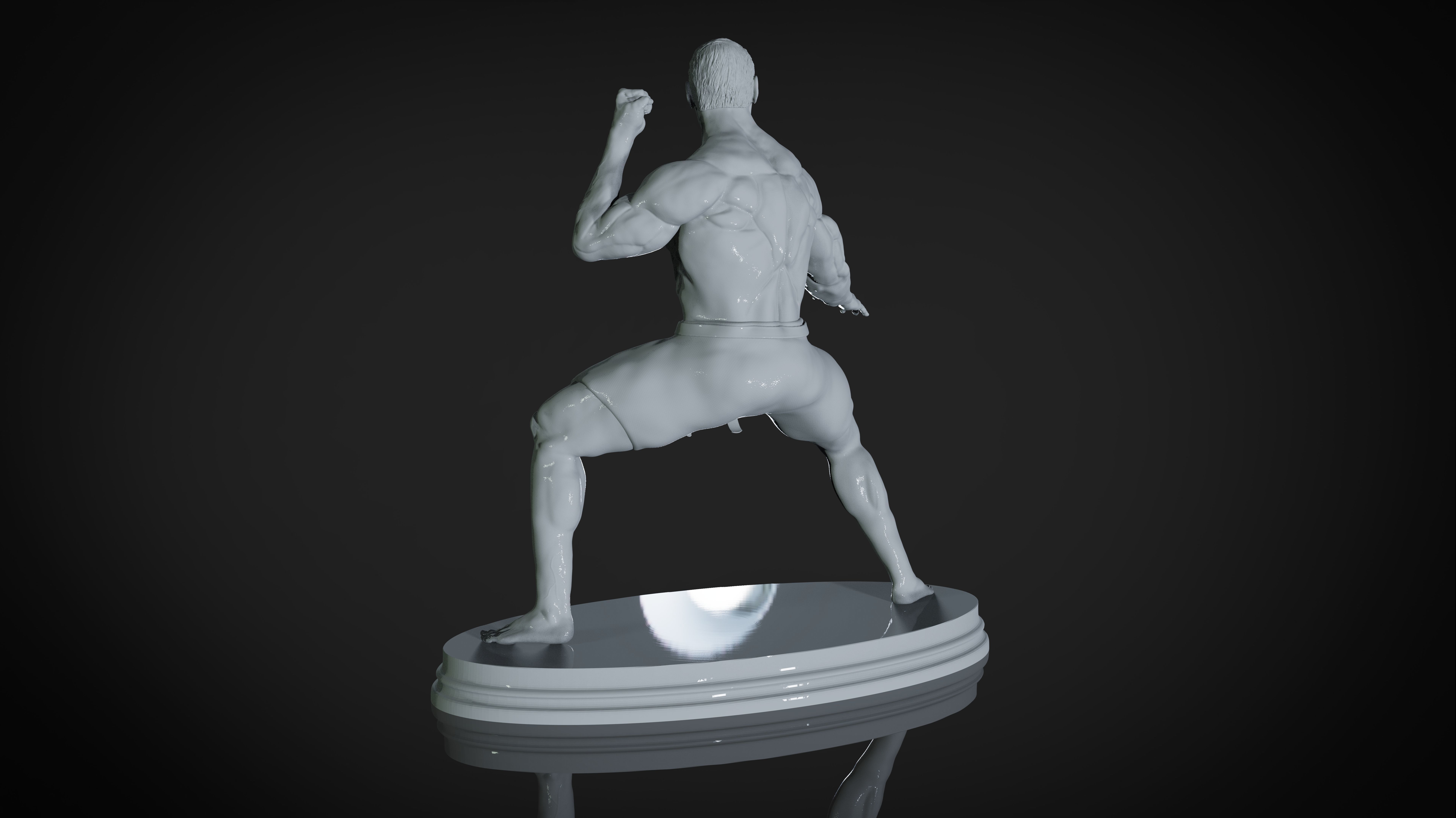 Jean Claude Van Damme Blood Sport 3D model 3D printable | CGTrader