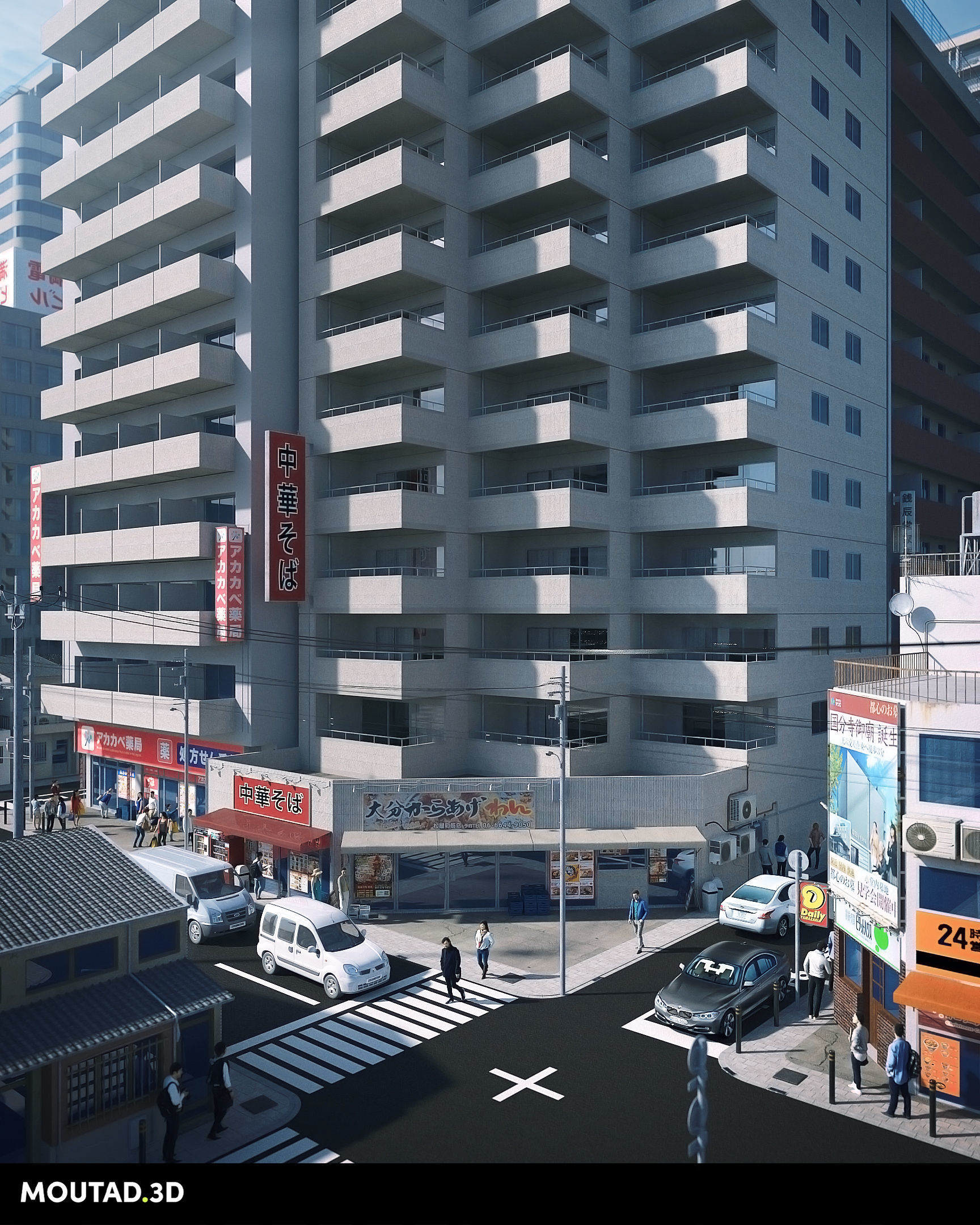 3D model Osaka - World Builder VR / AR / low-poly | CGTrader