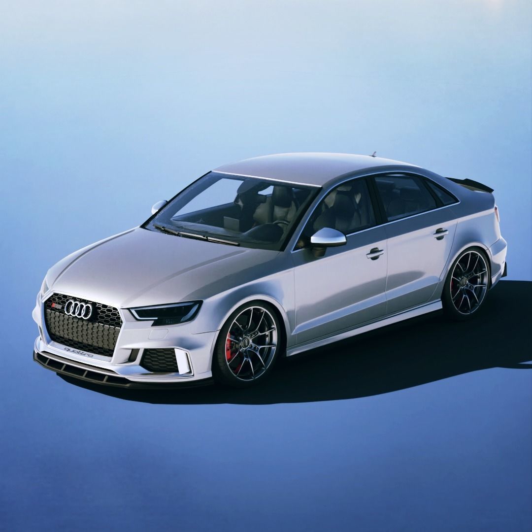 Audi RS3 Sedan 2020 3D model | CGTrader