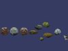 Anime Style Procedural Rocks 3D model | CGTrader