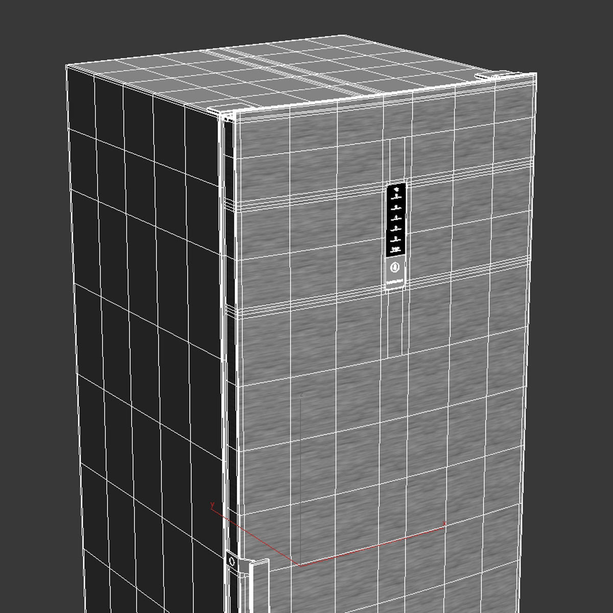 Moffat Fridge MBE11DSLSS 3D model | CGTrader