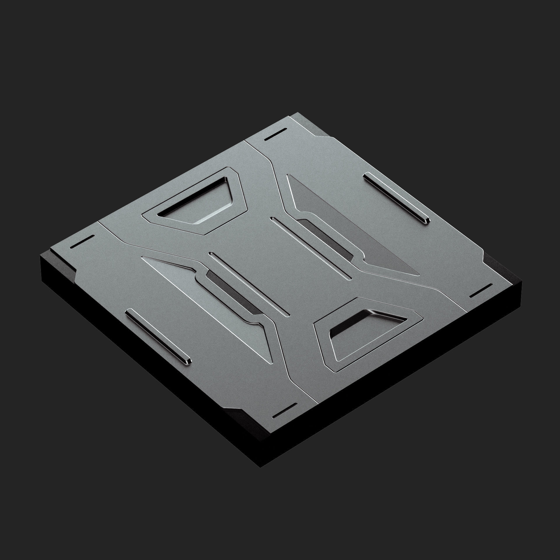 Sci-Fi Panels Pack 3D model | CGTrader