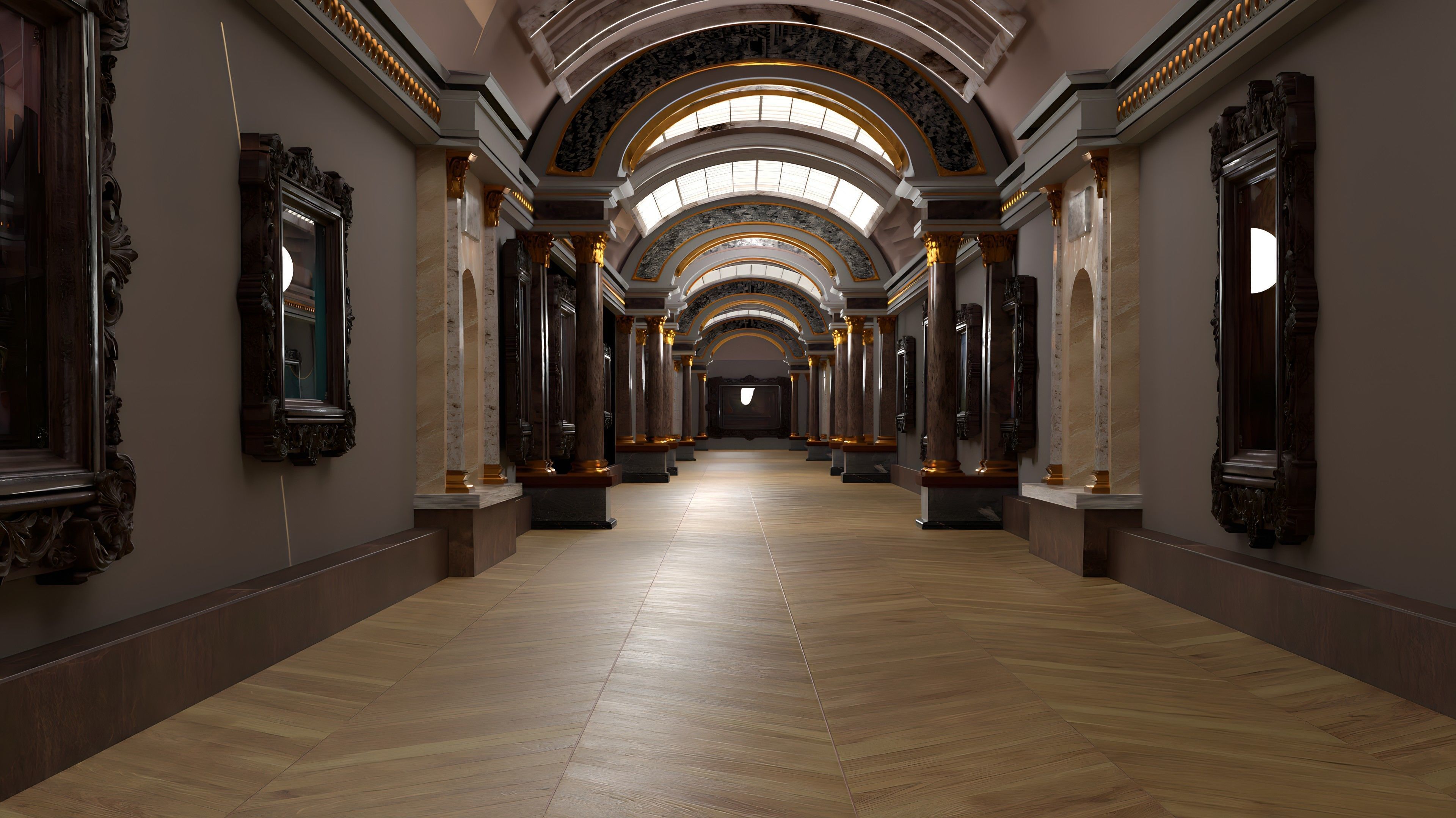 Louvre Art Gallery 3D model | CGTrader