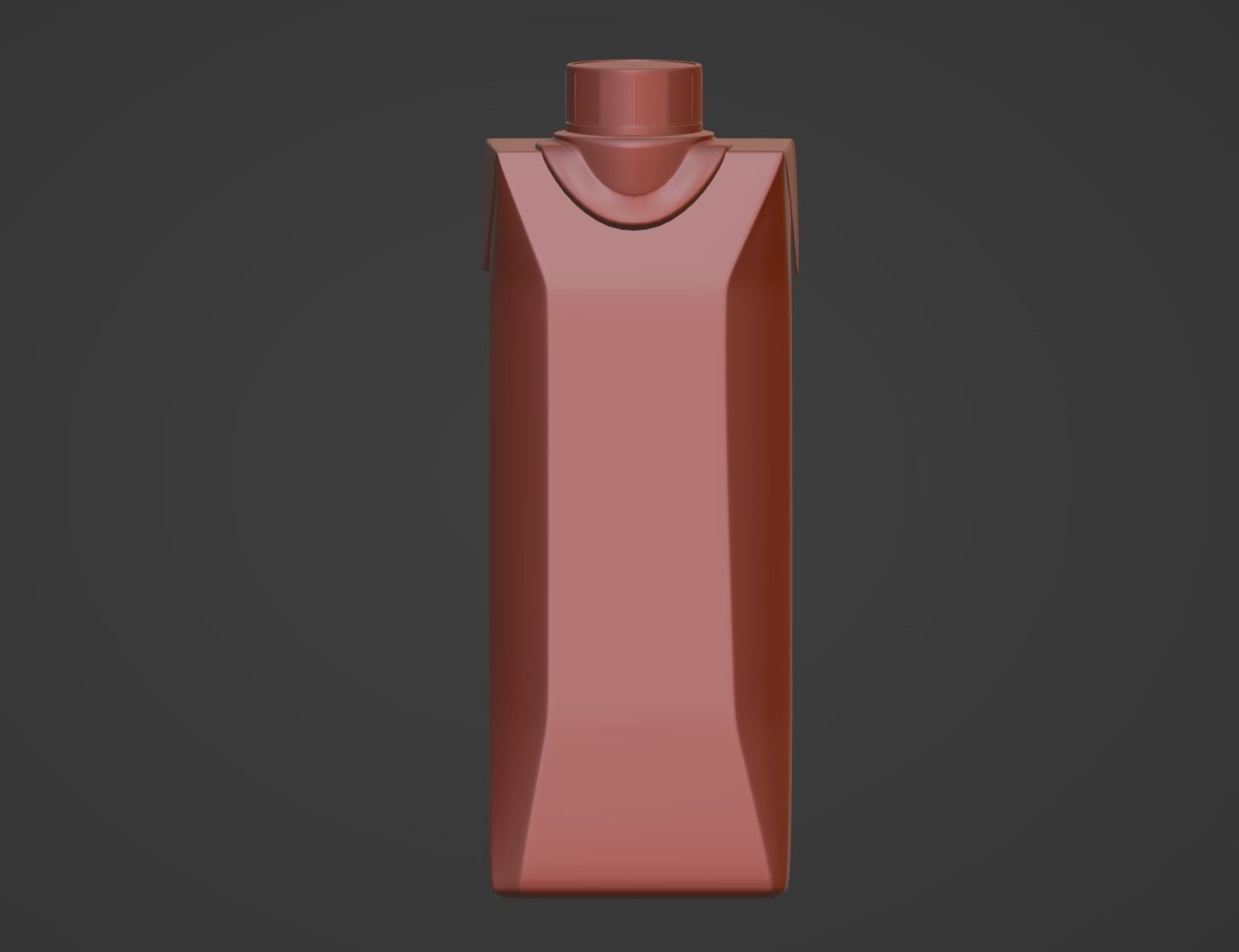3D model Juice Box PBR ready for AR close up shots Commercial render VR ...