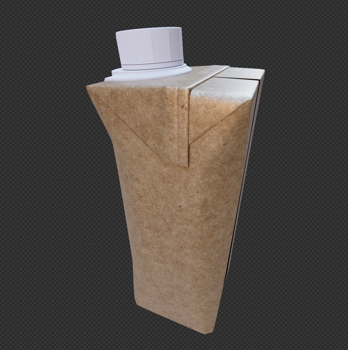 3D model Juice Box PBR ready for AR close up shots Commercial render VR ...