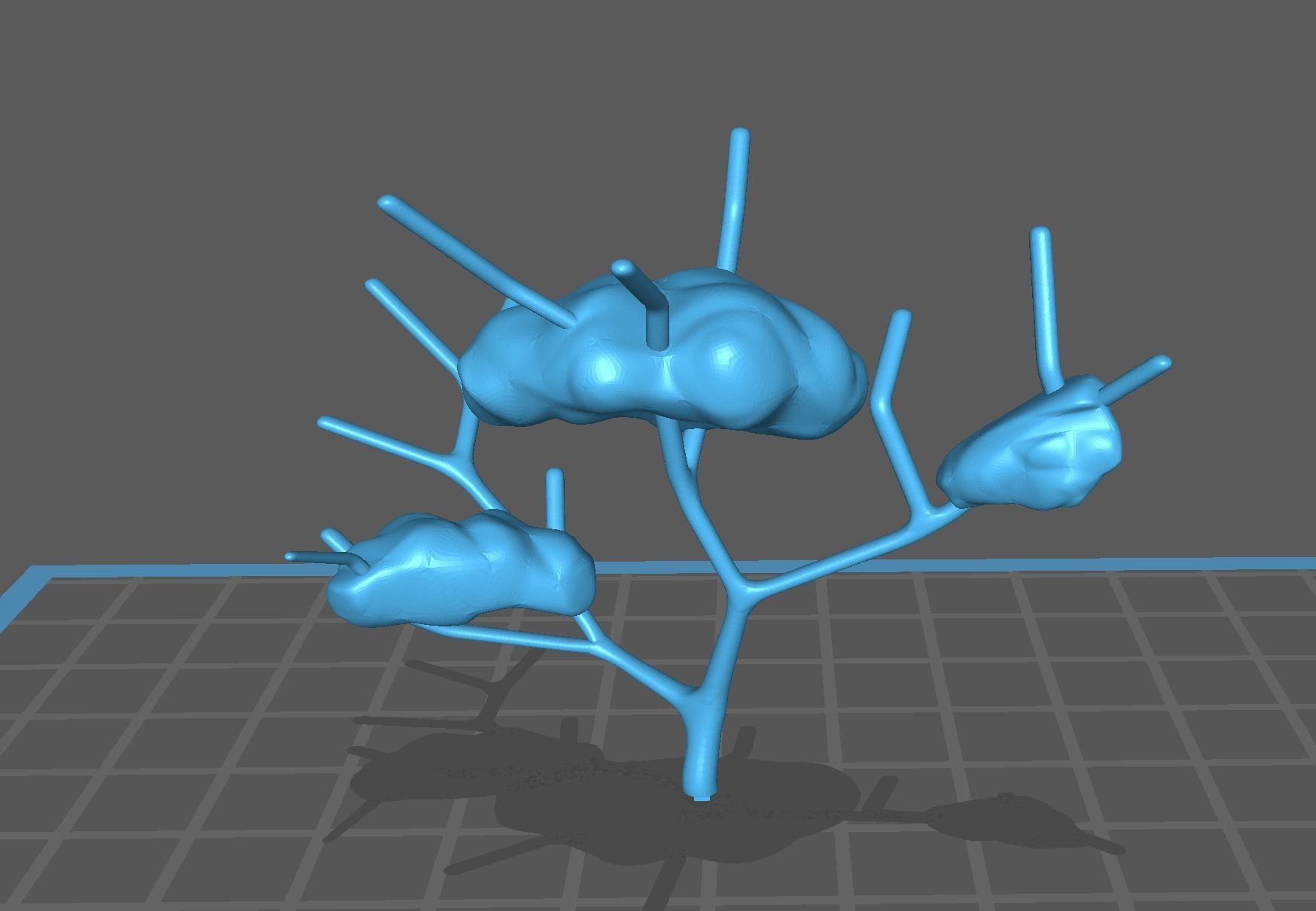 DIORAMA POKEMON MONKEYS PLAYING ON A TREE 3D PRINT MODEL 3D model 3D ...