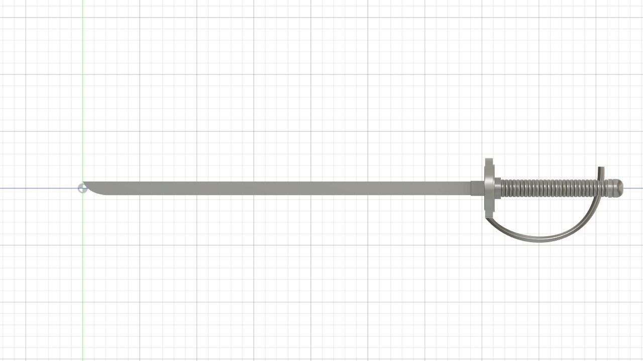 Shanks Sword - One Piece 3D model 3D printable | CGTrader