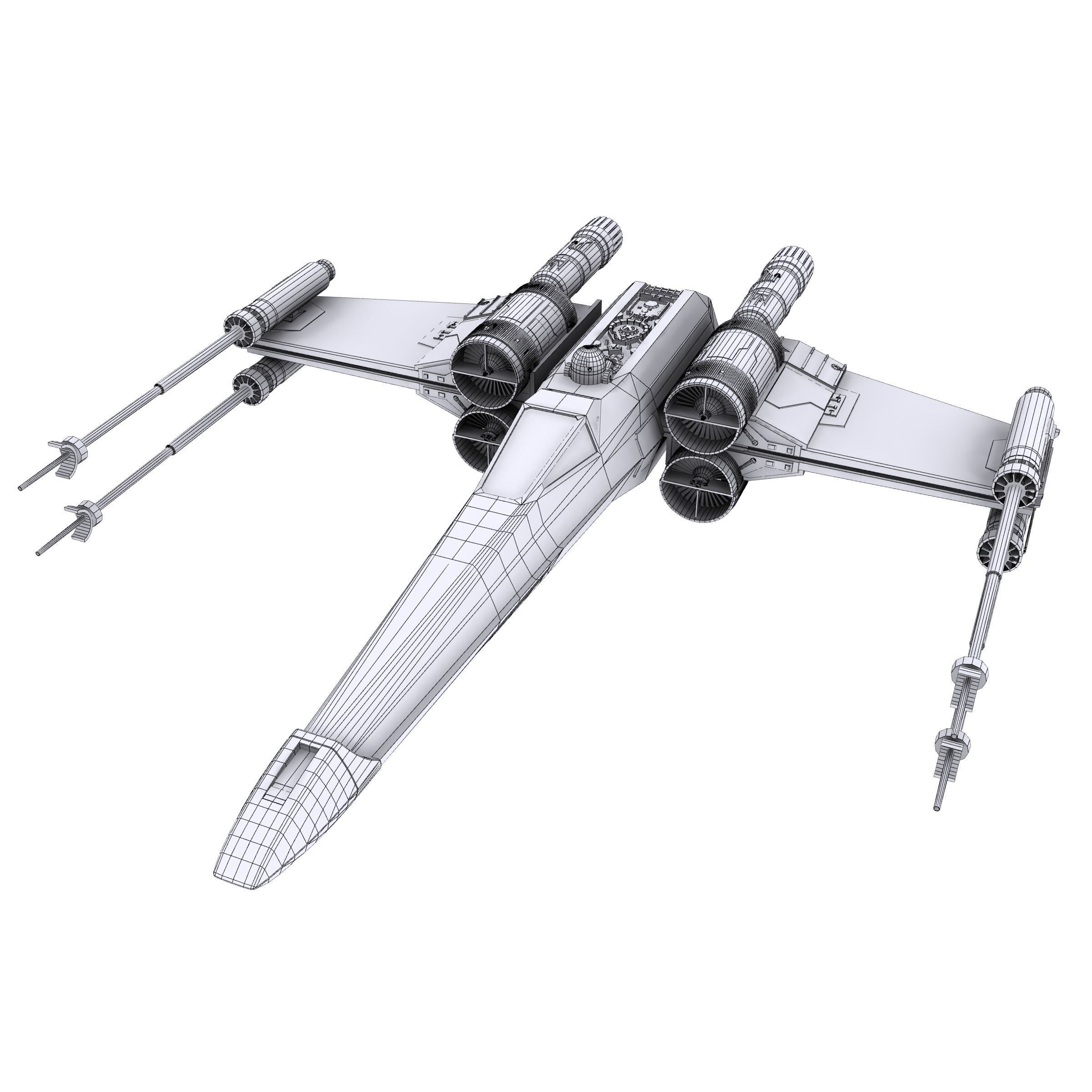 X-Wing Fighter 3D model | CGTrader