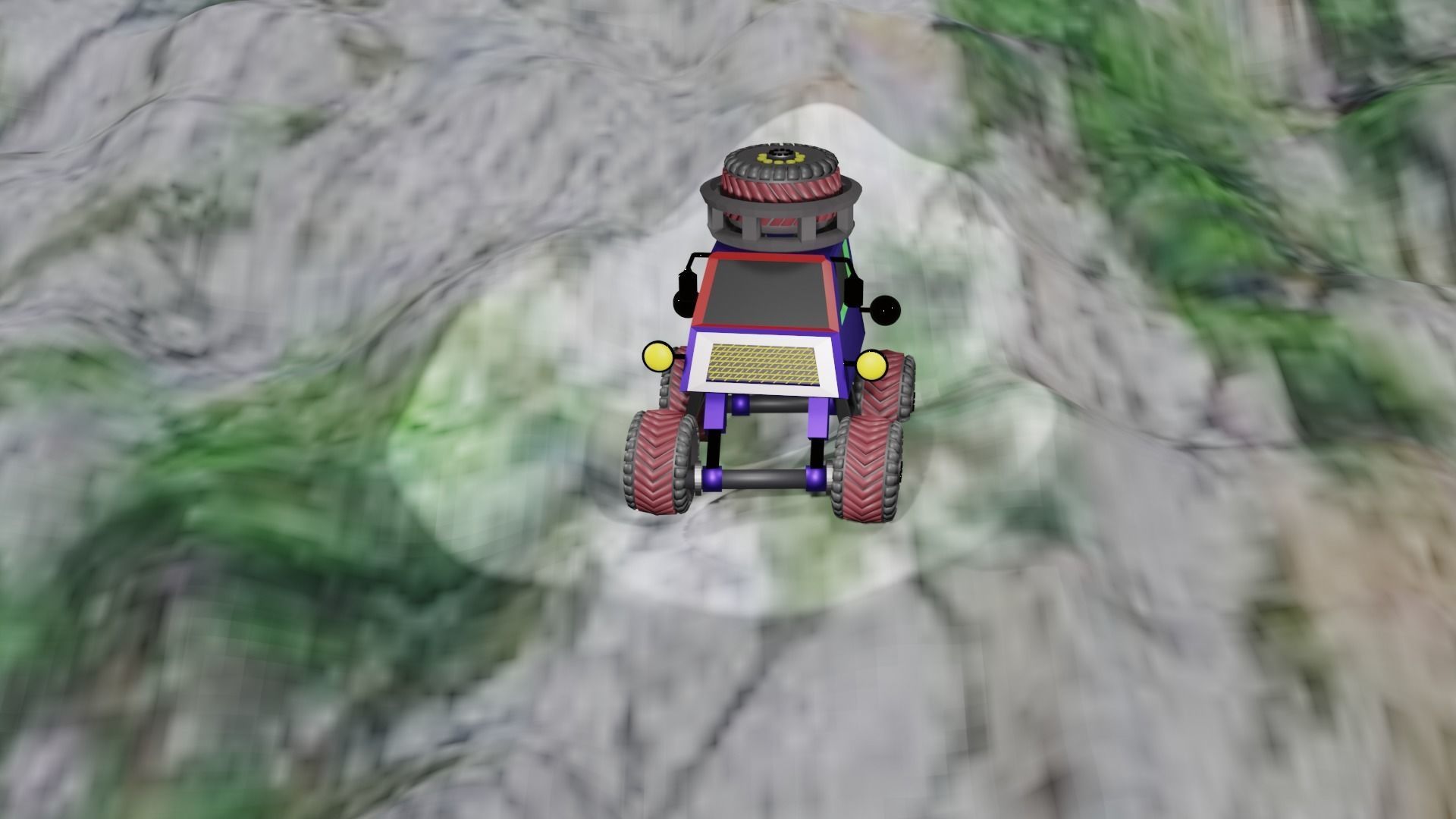 MONSTER CAR WITH RIG 3D model animated rigged | CGTrader