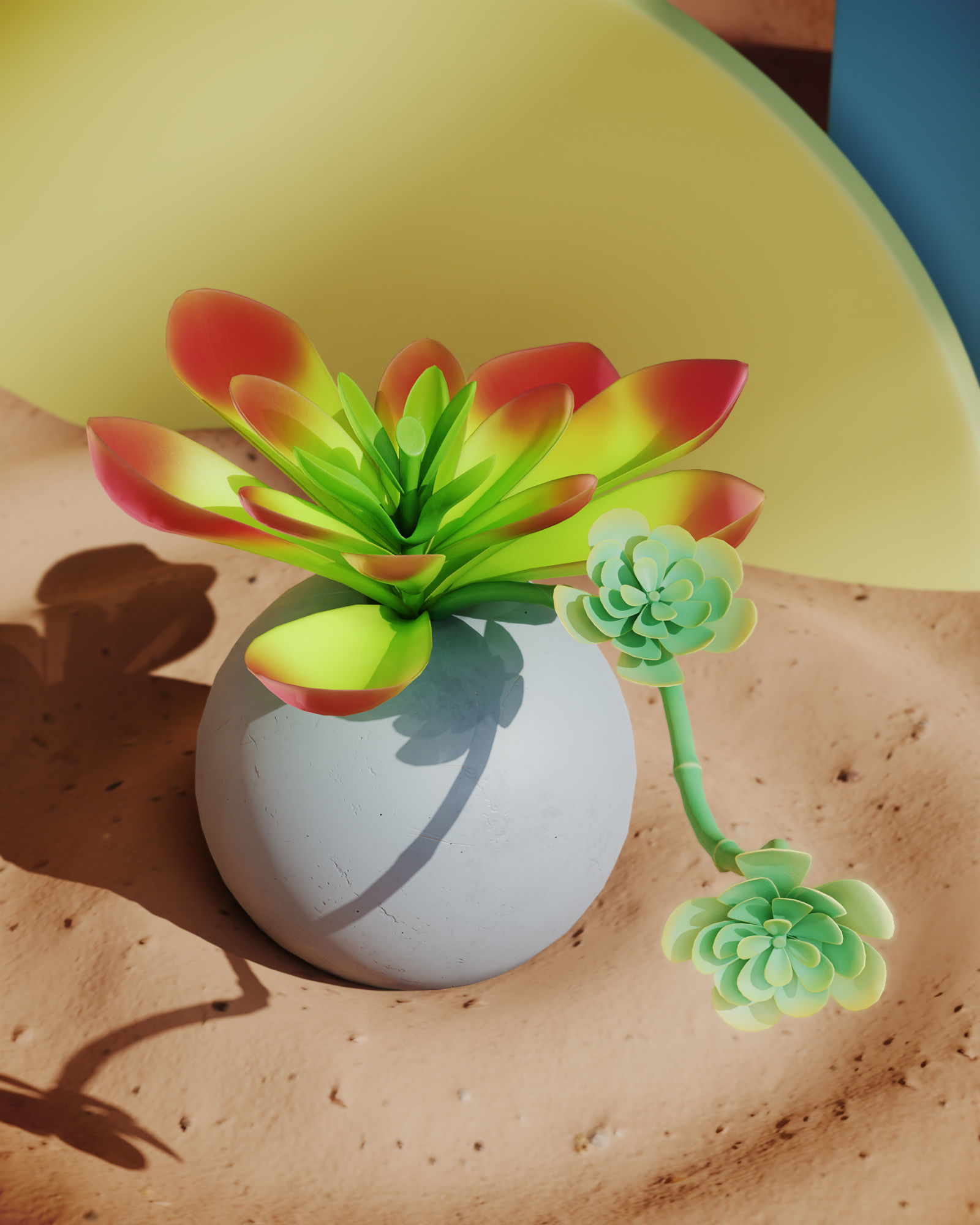 3D model Potted Plant 001 VR / AR / low-poly | CGTrader
