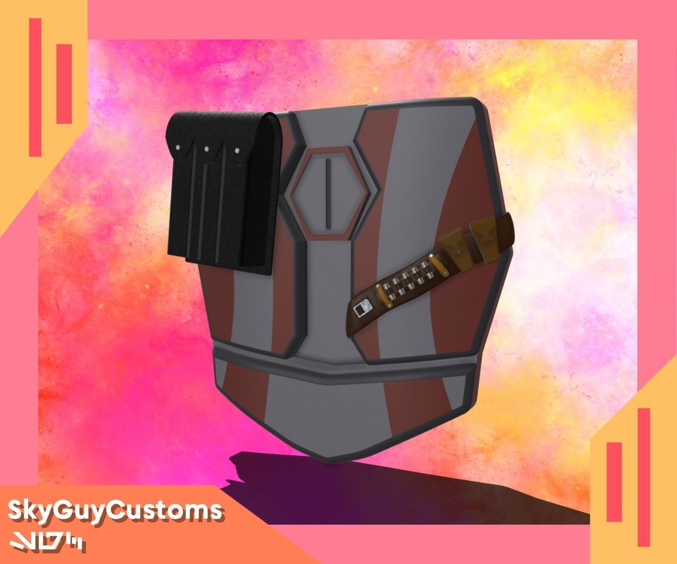 Mandalorian Chest Plate 3D Print File 3D model 3D printable | CGTrader