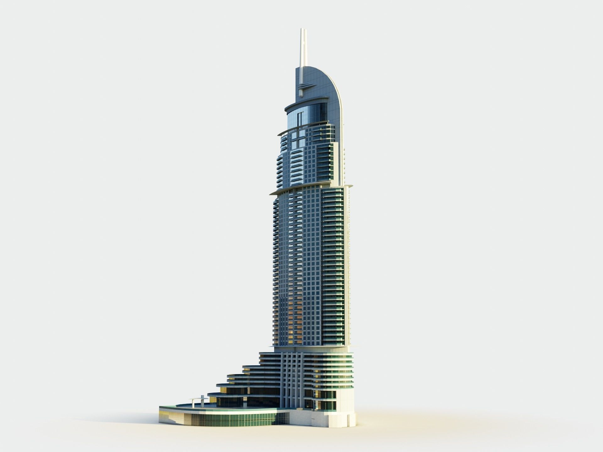 Burj khalifa Area - Dubai 3D model | CGTrader