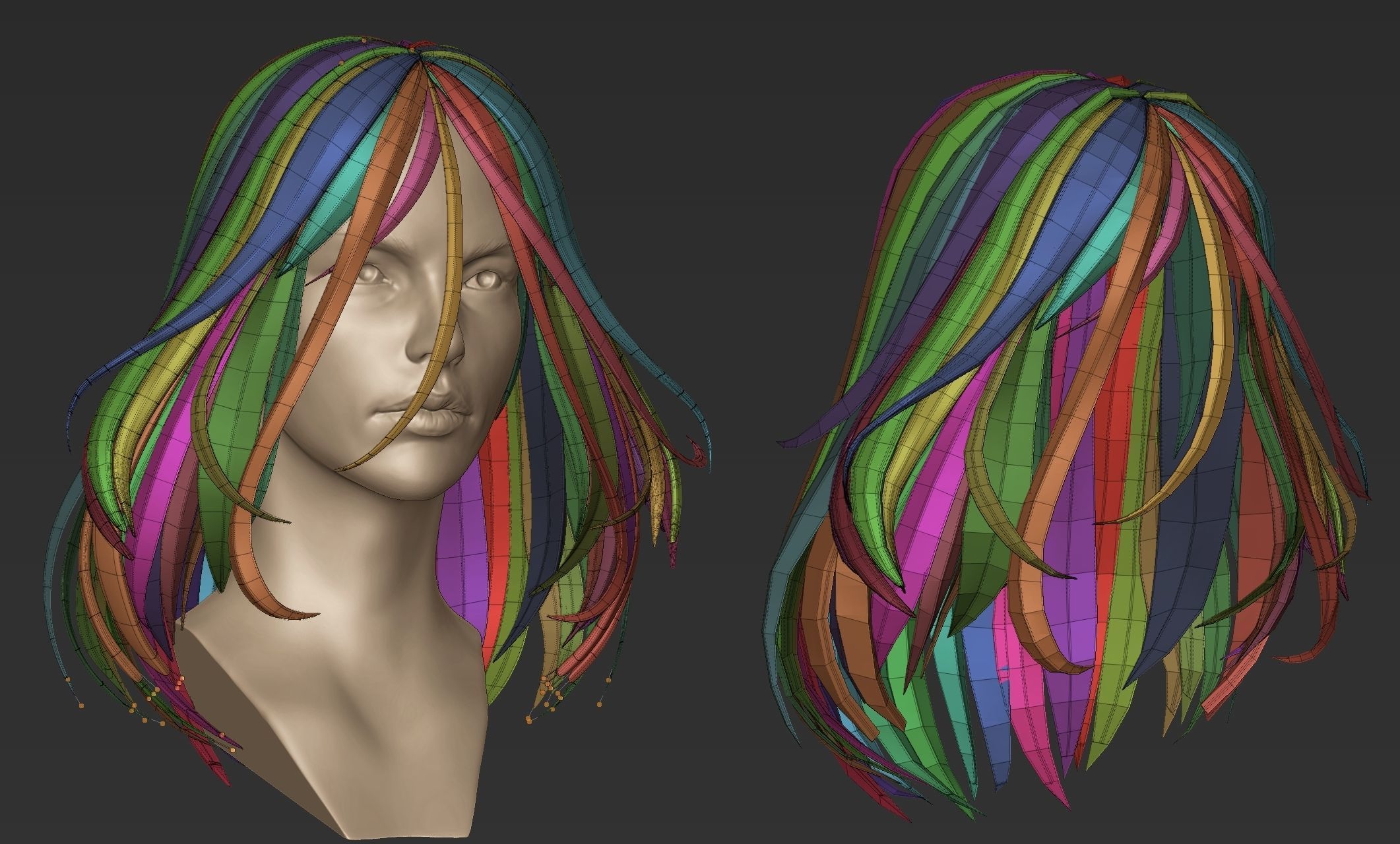 Hair 59 3D model | CGTrader