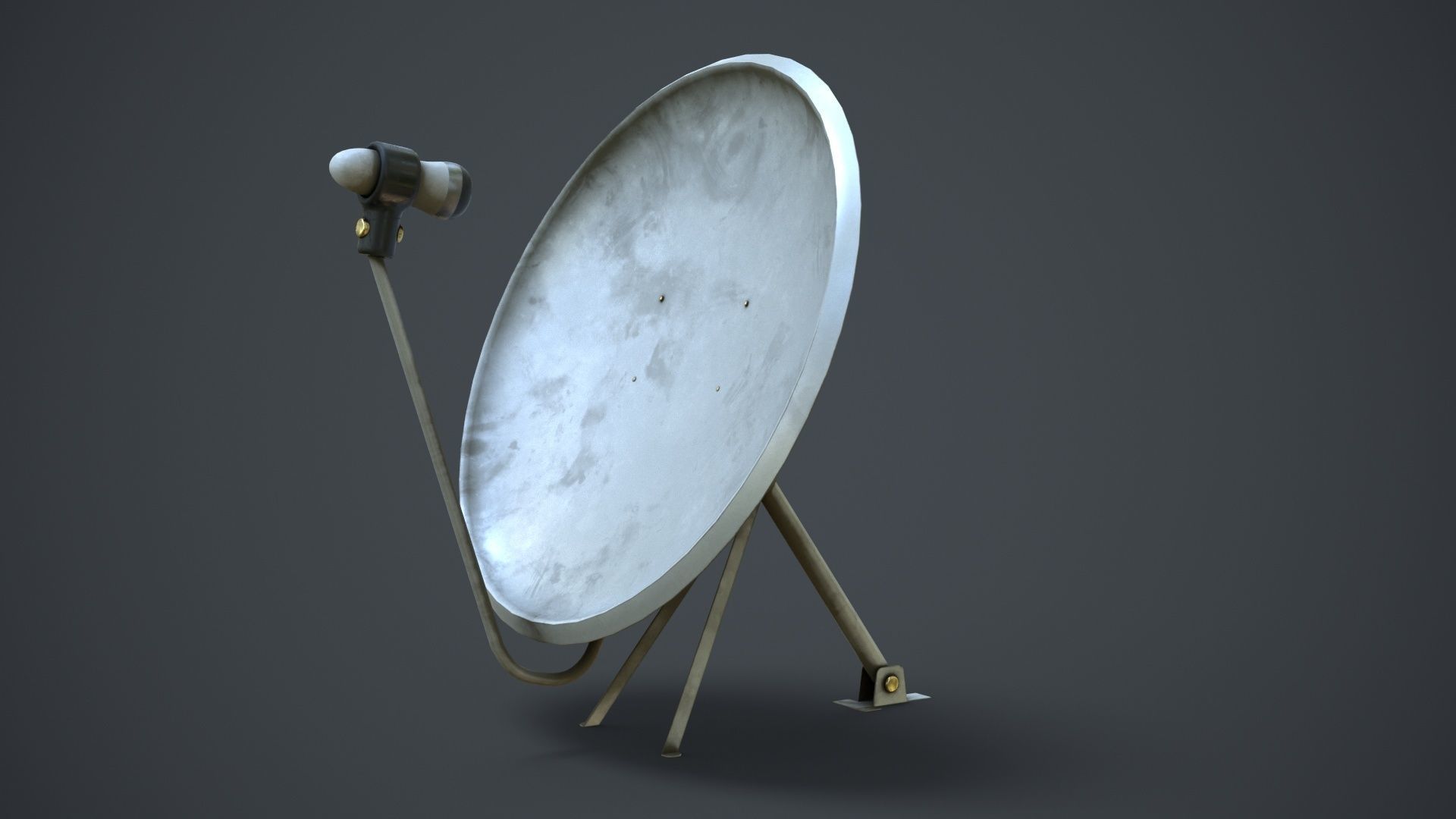 3D model Dish TV Antenna VR / AR / low-poly | CGTrader