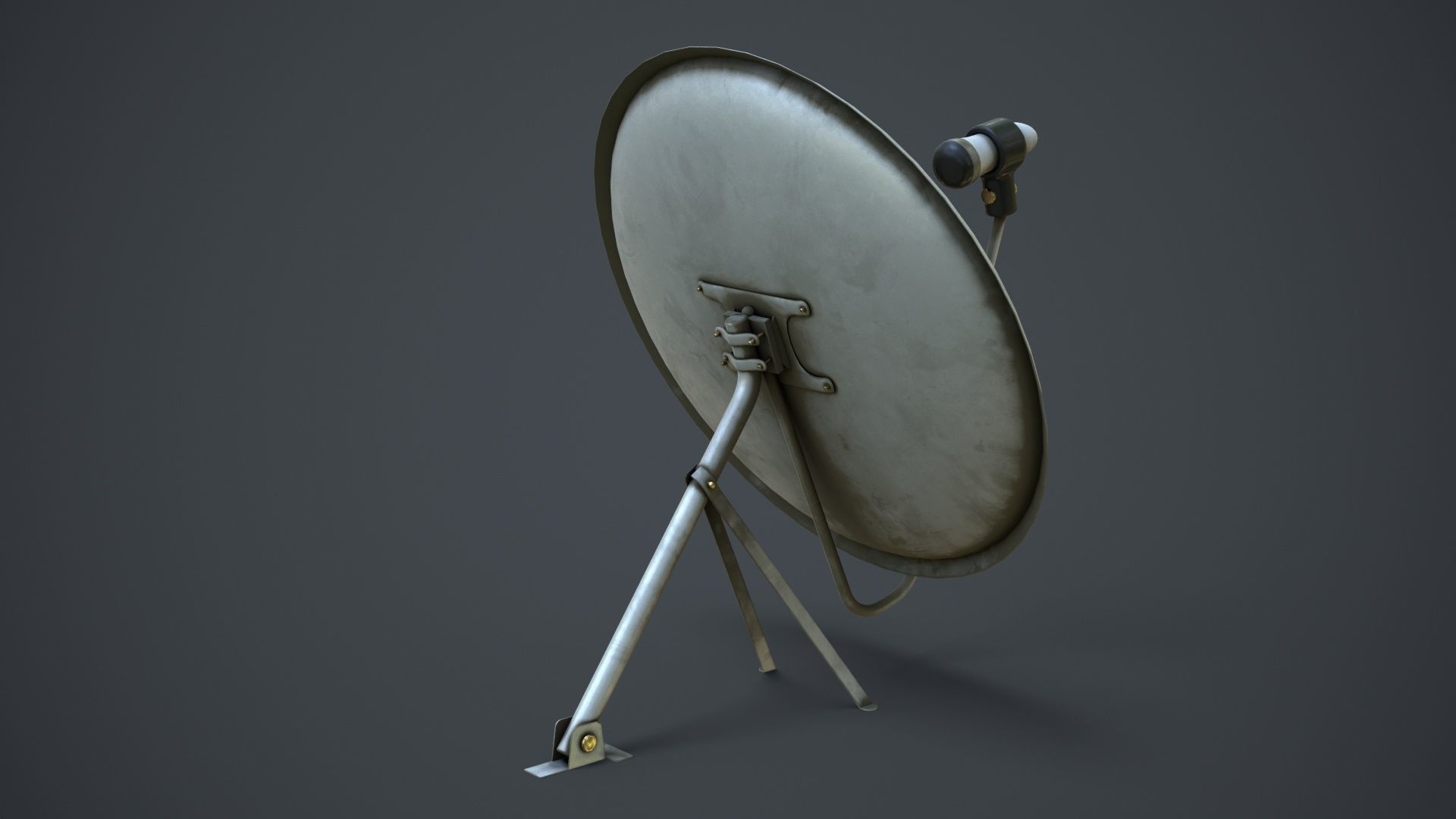 3D model Dish TV Antenna VR / AR / low-poly | CGTrader