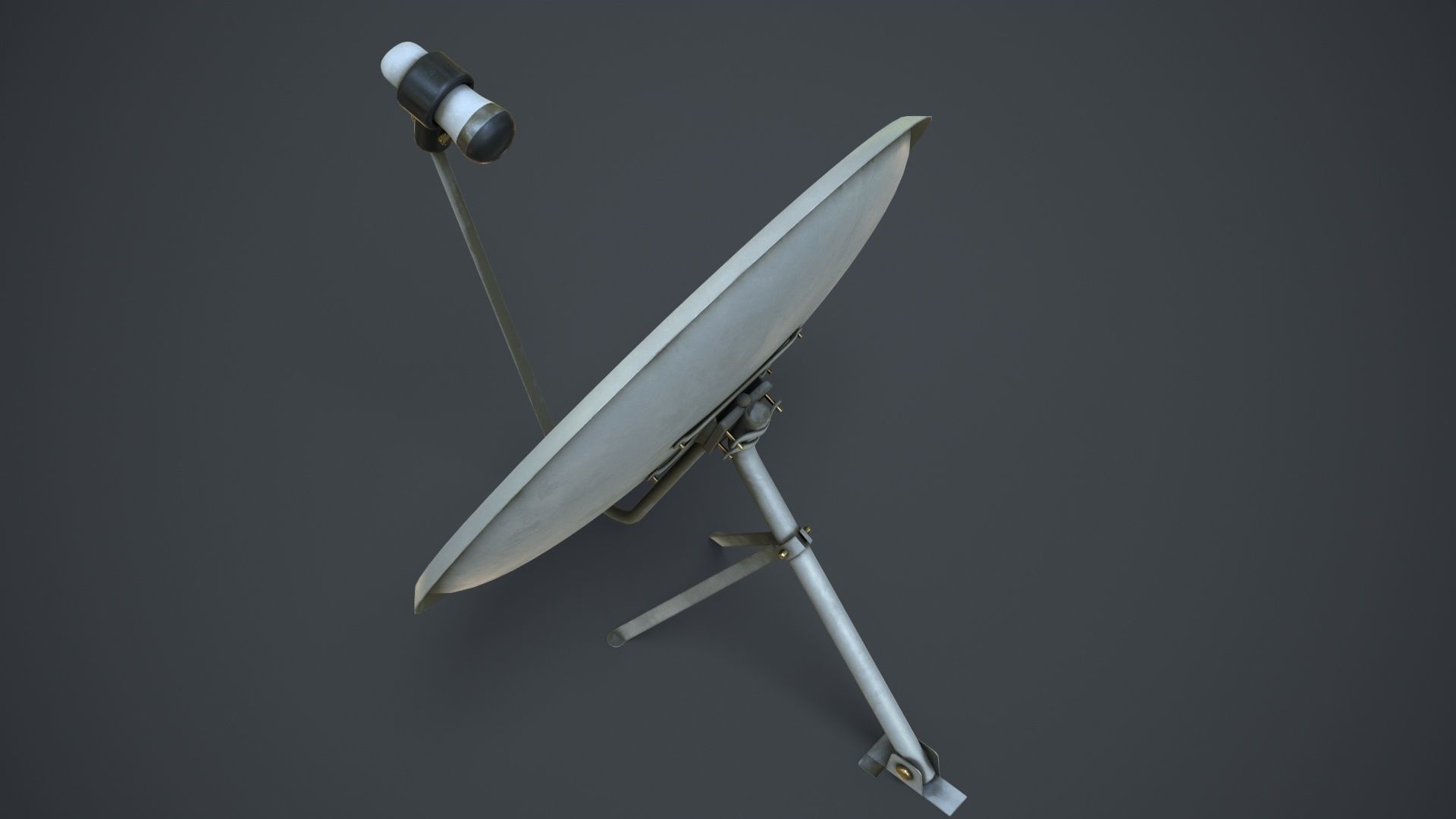 3D model Dish TV Antenna VR / AR / low-poly | CGTrader