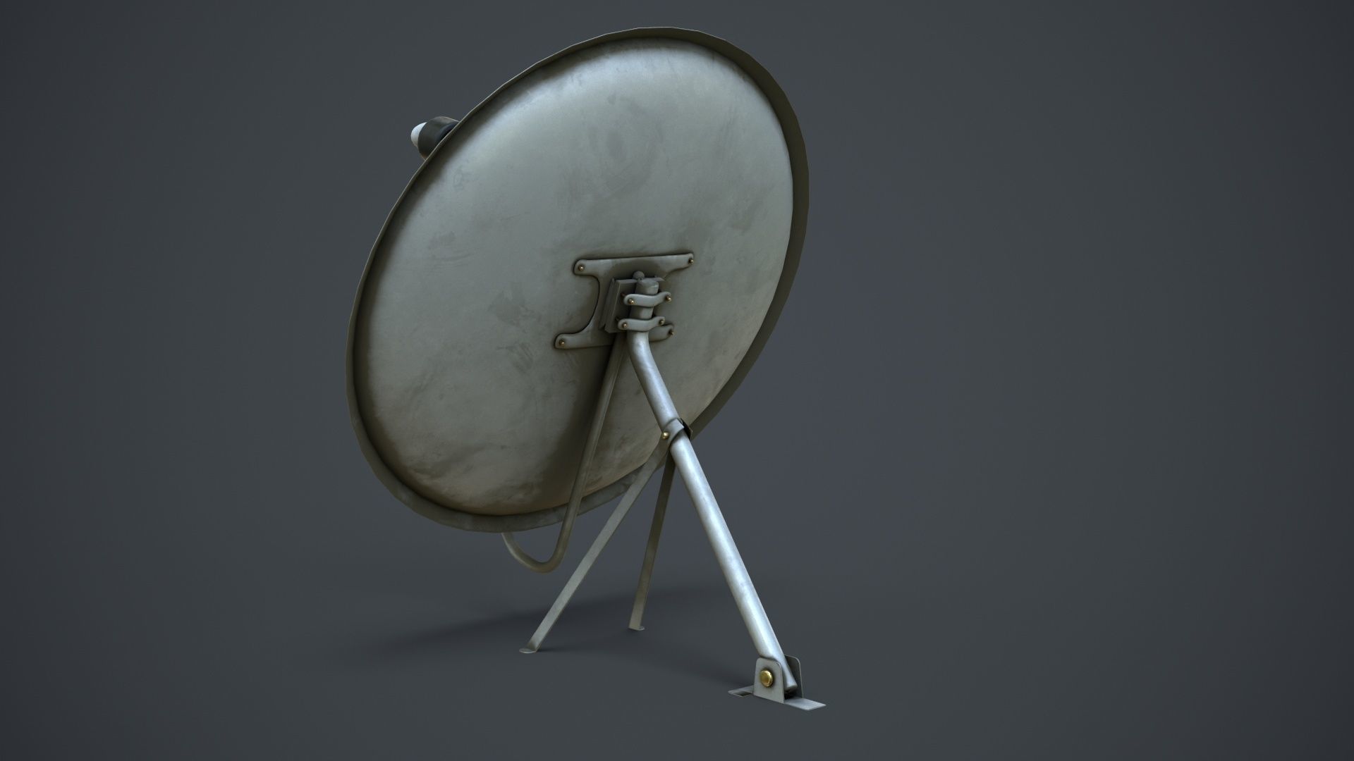3D model Dish TV Antenna VR / AR / low-poly | CGTrader
