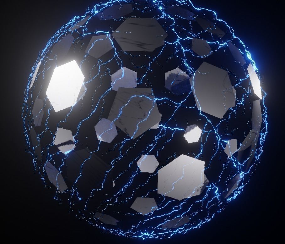 Lightning ball 3D model animated | CGTrader