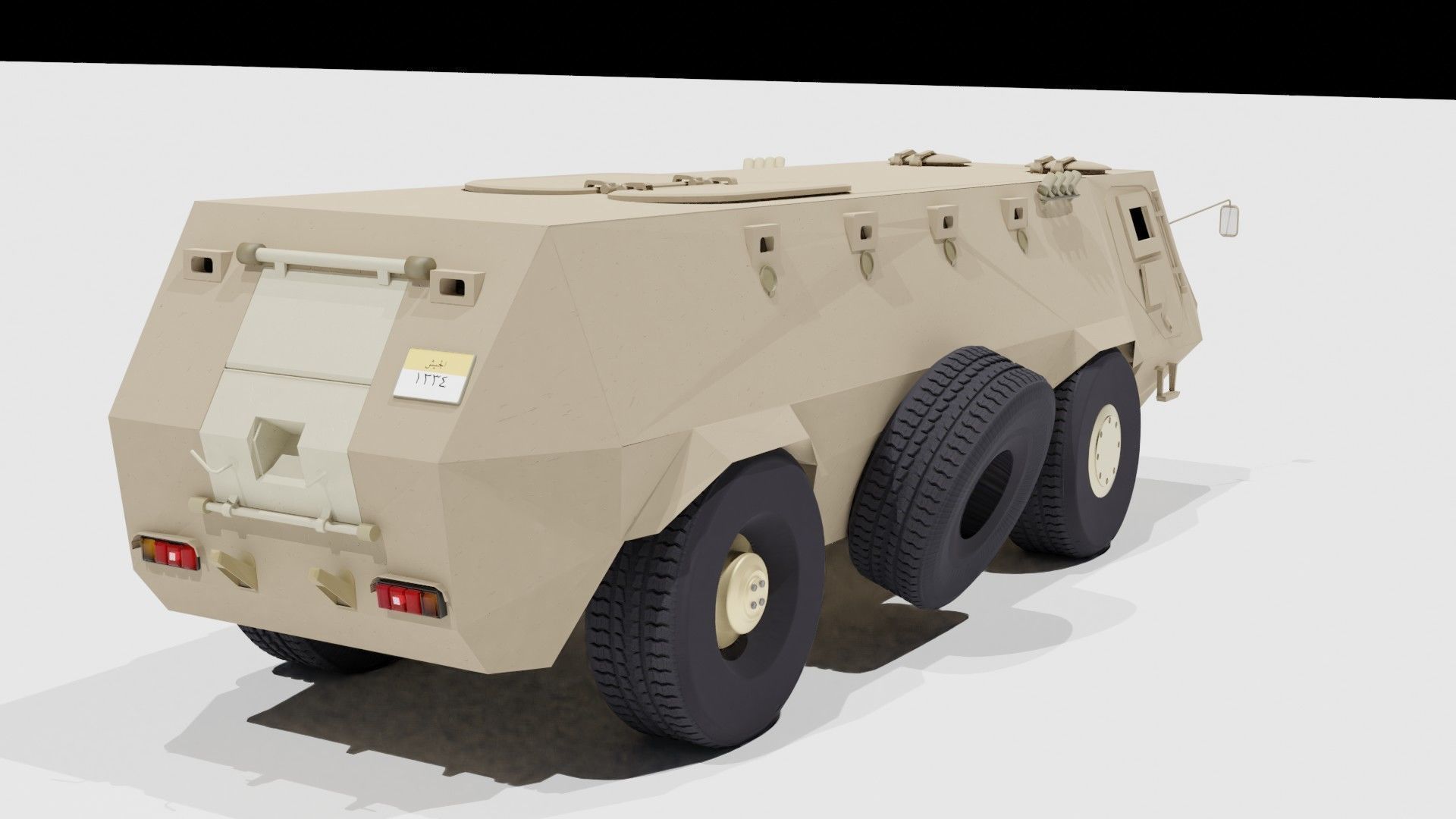 Fahd Egyptian armored vehicle 3D model | CGTrader