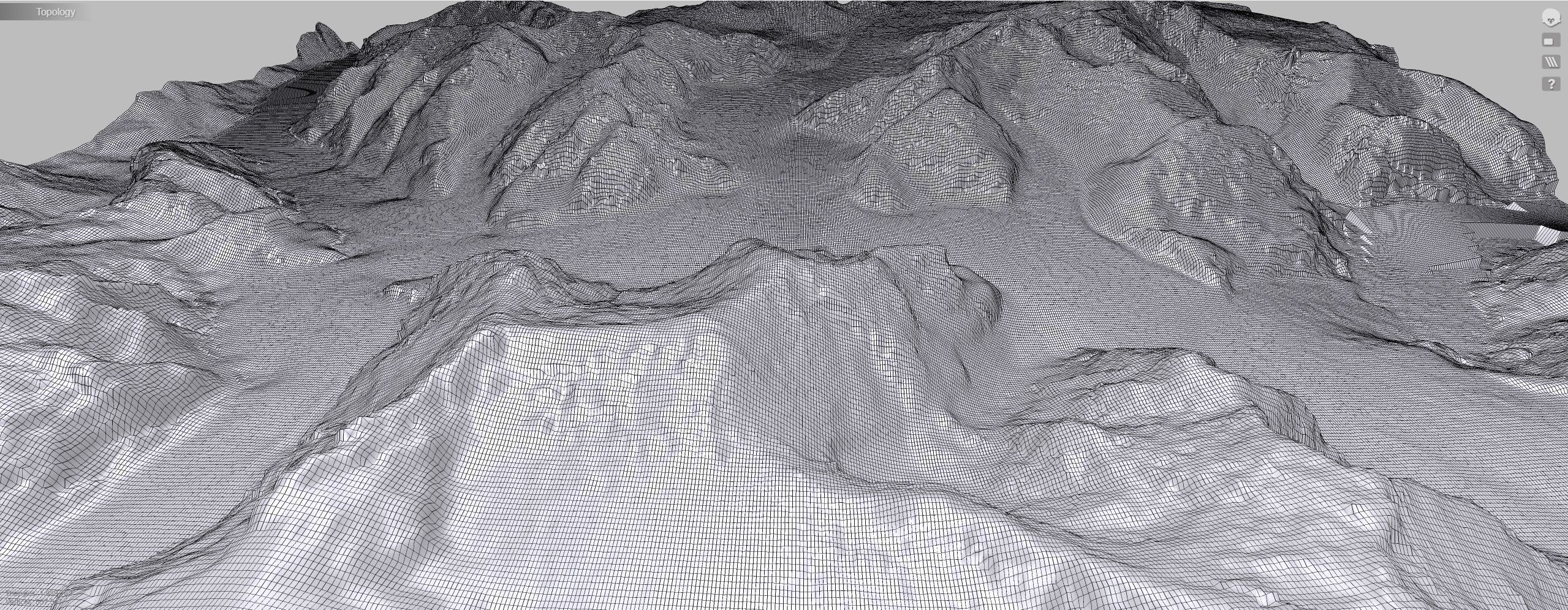 Mountain landscape Shakes glaiser 3D model | CGTrader