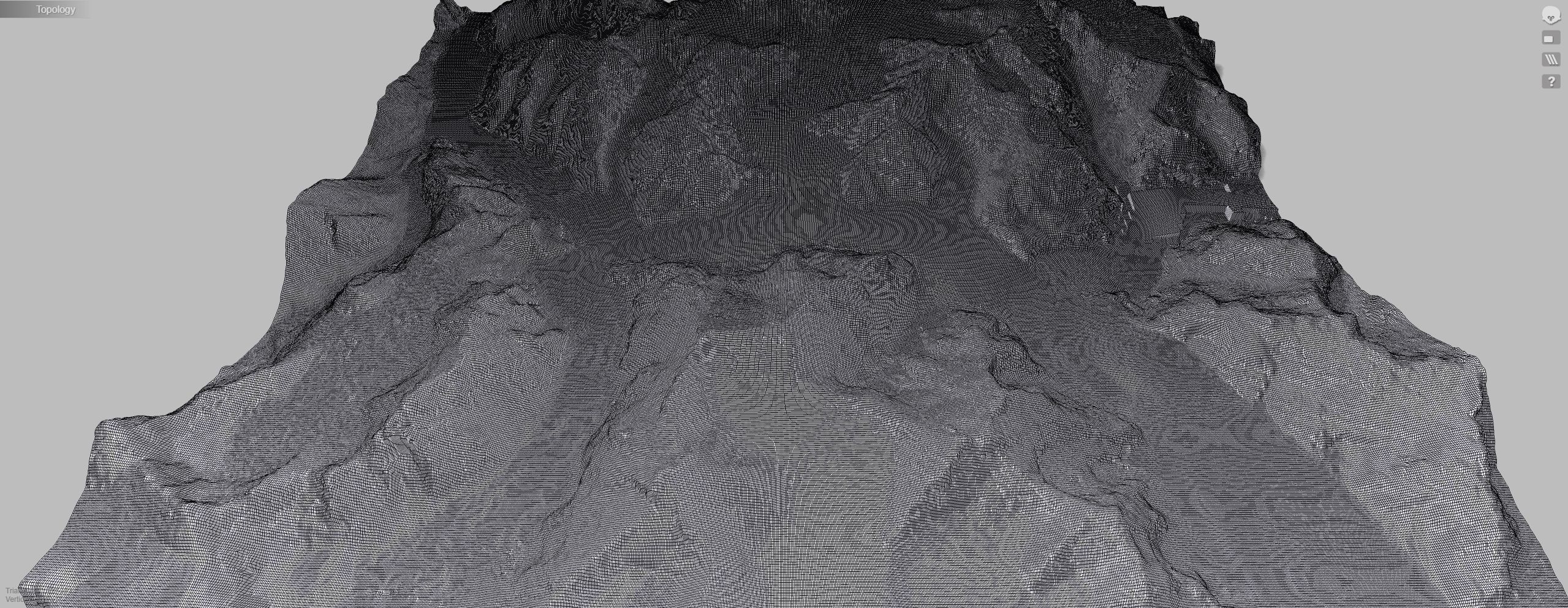 Mountain landscape Shakes glaiser 3D model | CGTrader