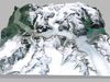 Mountain landscape Shakes glaiser 3D model | CGTrader